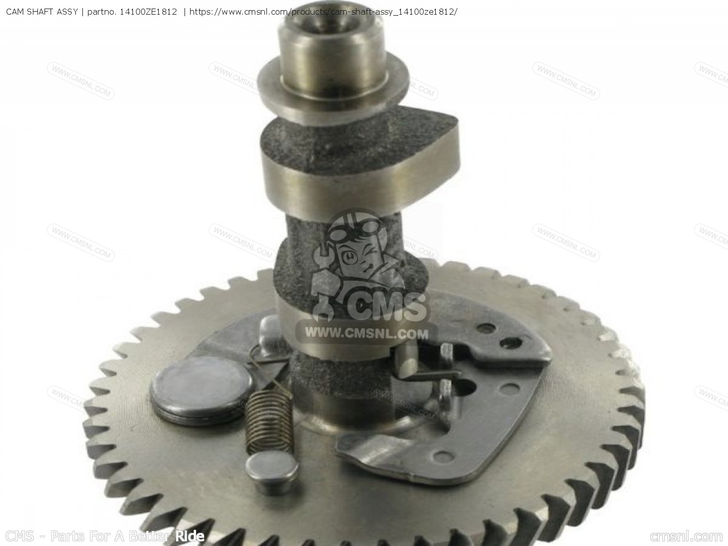 CAM SHAFT ASSY for GX160K1\LX2\14ZH80E9 - order at CMSNL