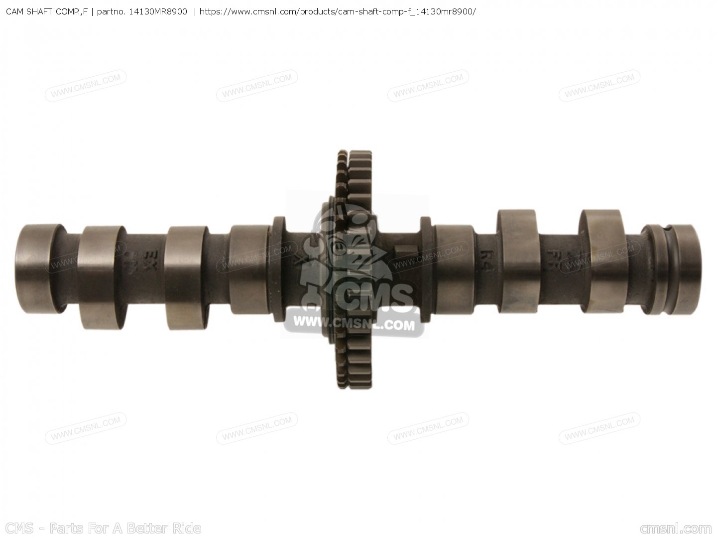 14130MR8900: Cam Shaft Comp.,f Honda - buy the 14130-MR8-900 at CMSNL