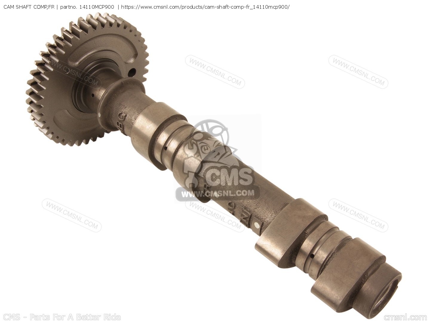 14110MCP900: Cam Shaft Comp,fr Honda - buy the 14110-MCP-900 at CMSNL