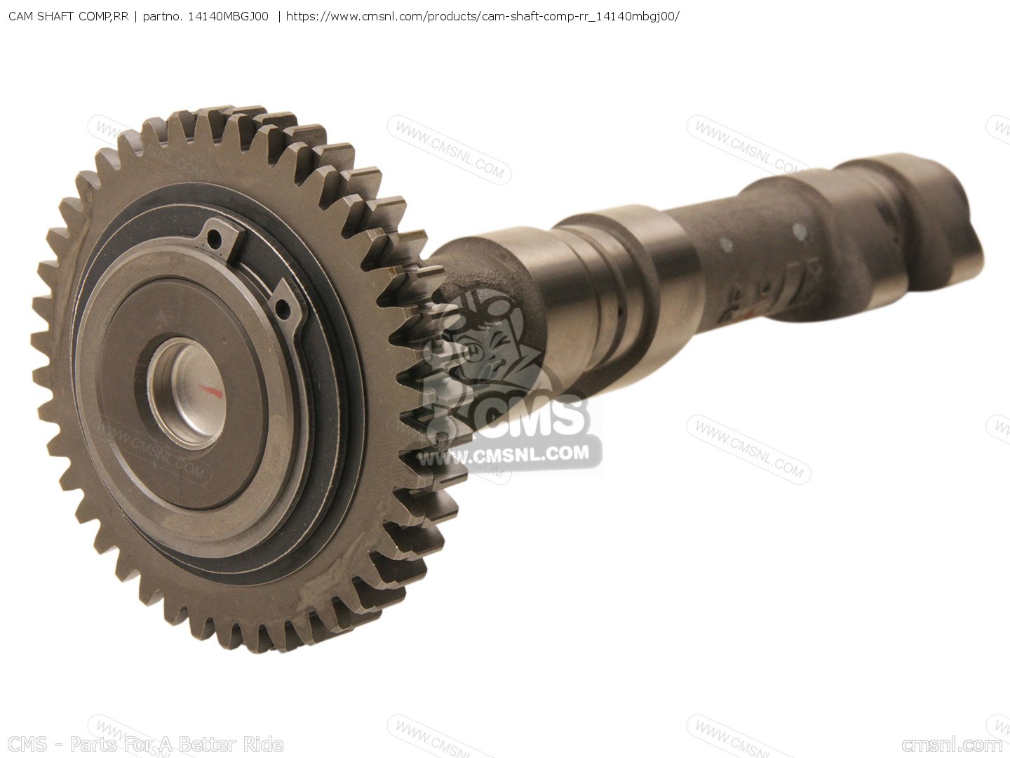 14140MBGJ00: CAM SHAFT COMP,RR Honda - buy the 14140-MBG-J00 at CMSNL