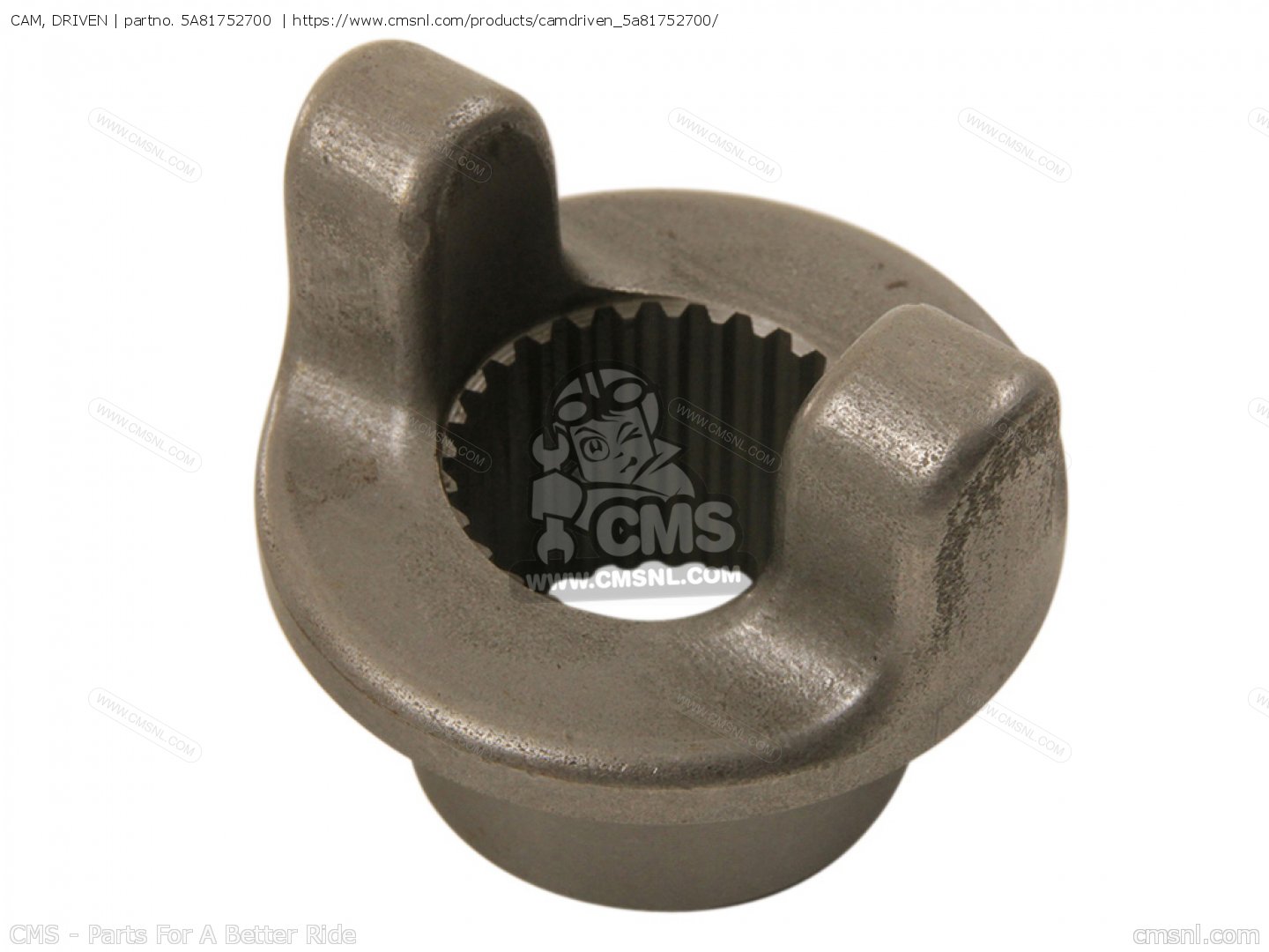 5A81752700: Cam, Driven Yamaha - buy the 5A8-17527-00 at CMSNL