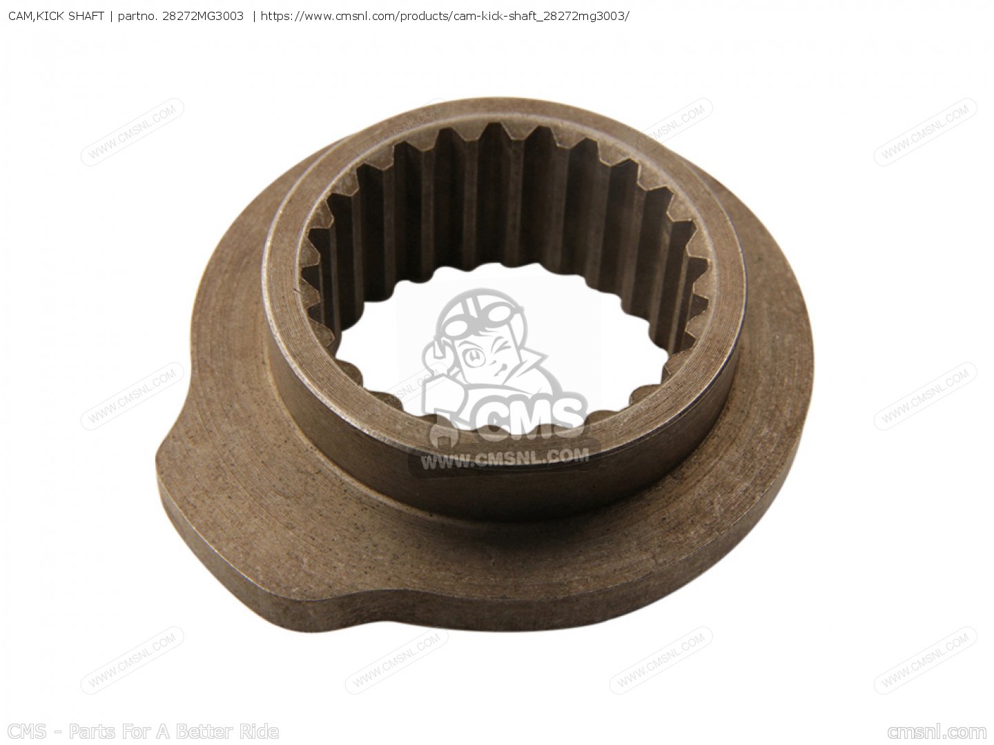 28272MG3003: Cam,kick Shaft Honda - buy the 28272-MG3-003 at CMSNL