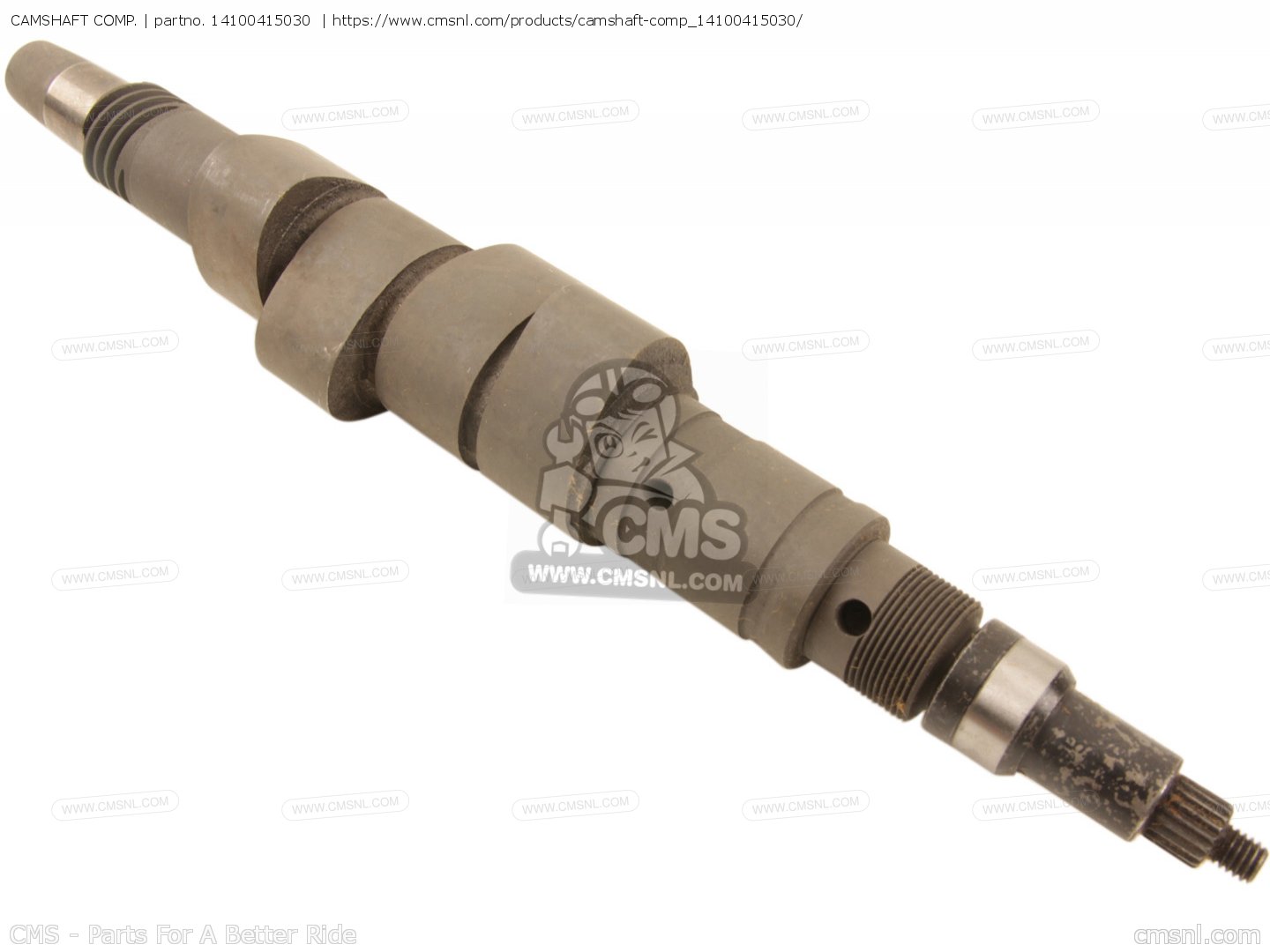 14100415030: CAMSHAFT COMP. Honda - buy the 14100-415-030 at CMSNL