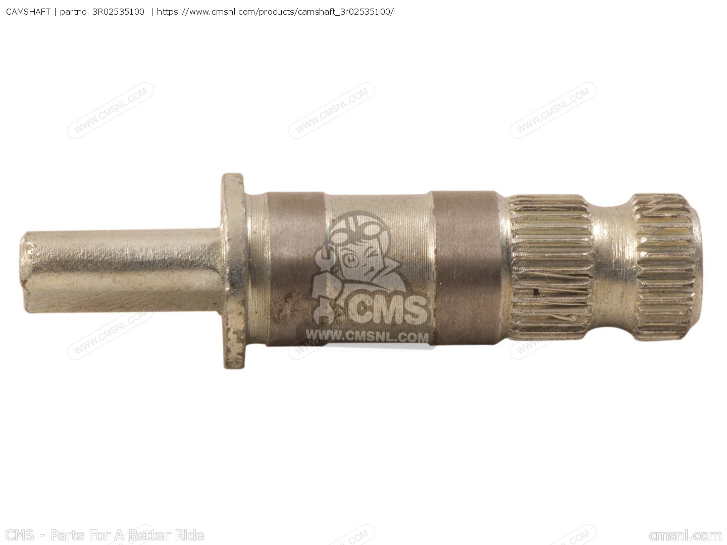 3R02535100: Camshaft Yamaha - buy the 3R0-25351-00 at CMSNL