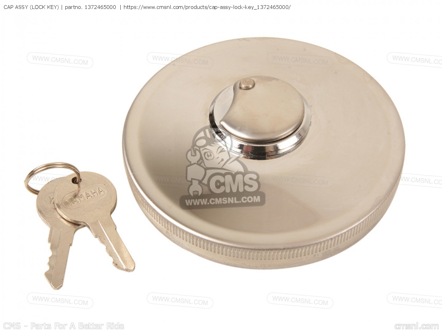1372465000: Cap Assy (lock Key) Yamaha - buy the 137-24650-00 at CMSNL