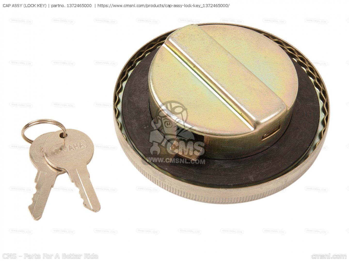 1372465000: Cap Assy (lock Key) Yamaha - buy the 137-24650-00 at CMSNL