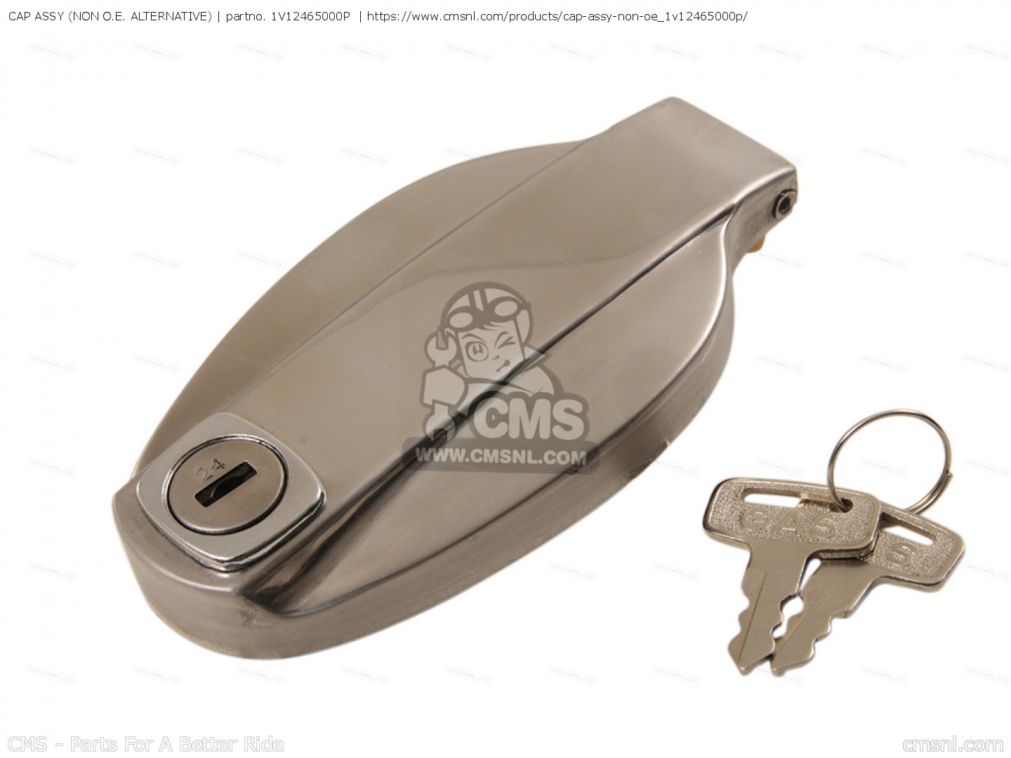 1V12465000P: CAP ASSY (NON O.E. ALTERNATIVE) Yamaha - buy the 1V1-24650 ...