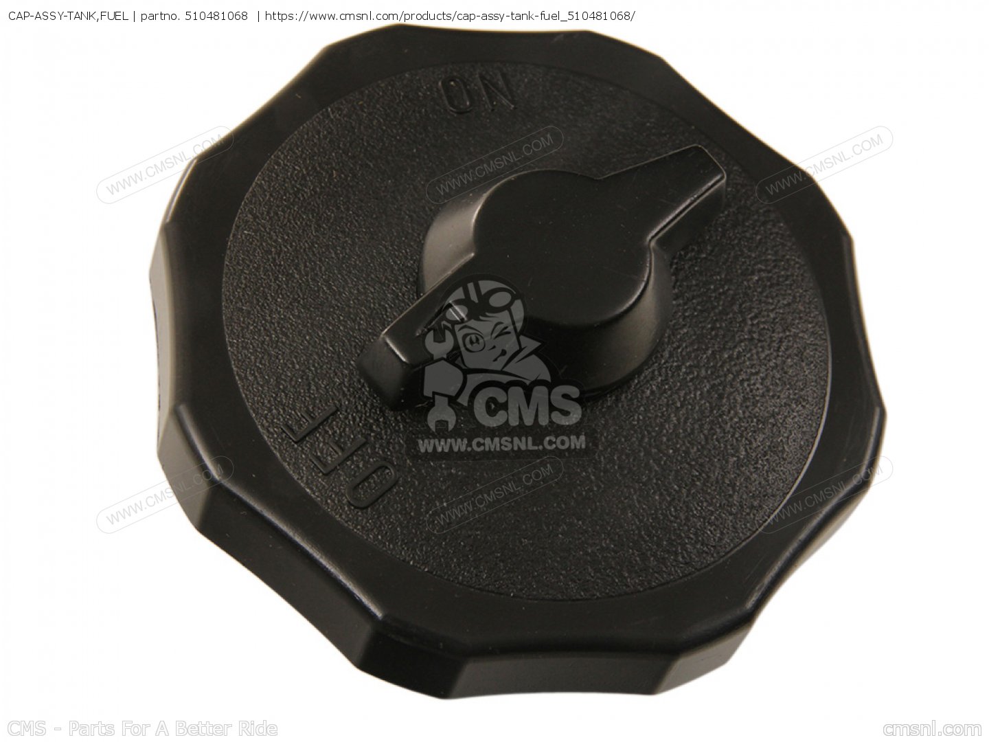 510481068: Cap-assy-tank,fuel Kawasaki - buy the 51048-1068 at CMSNL