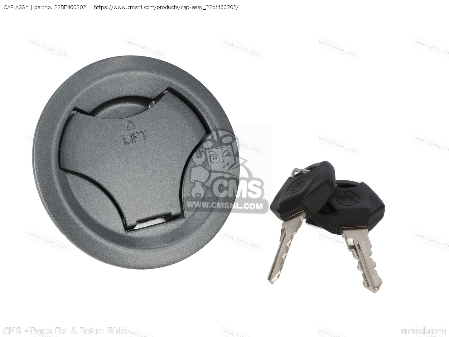 22BF460202: CAP ASSY Yamaha - buy the 22B-F4602-02-00 at CMSNL