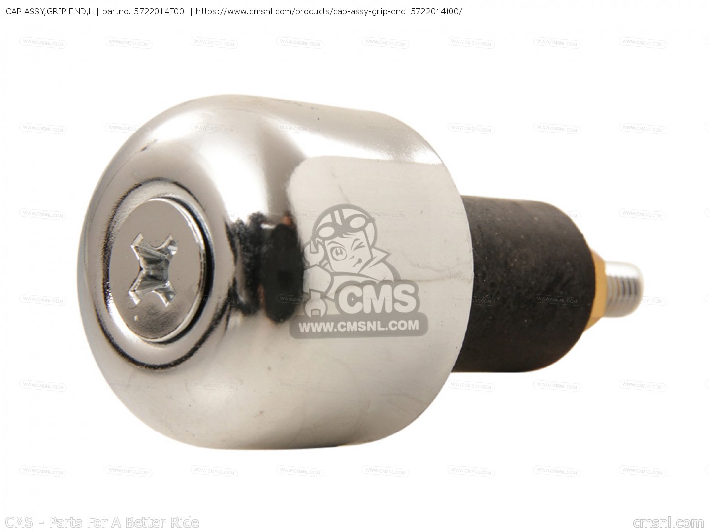 5722014F00: CAP ASSY,GRIP END,L Suzuki - buy the 57220-14F00 at CMSNL