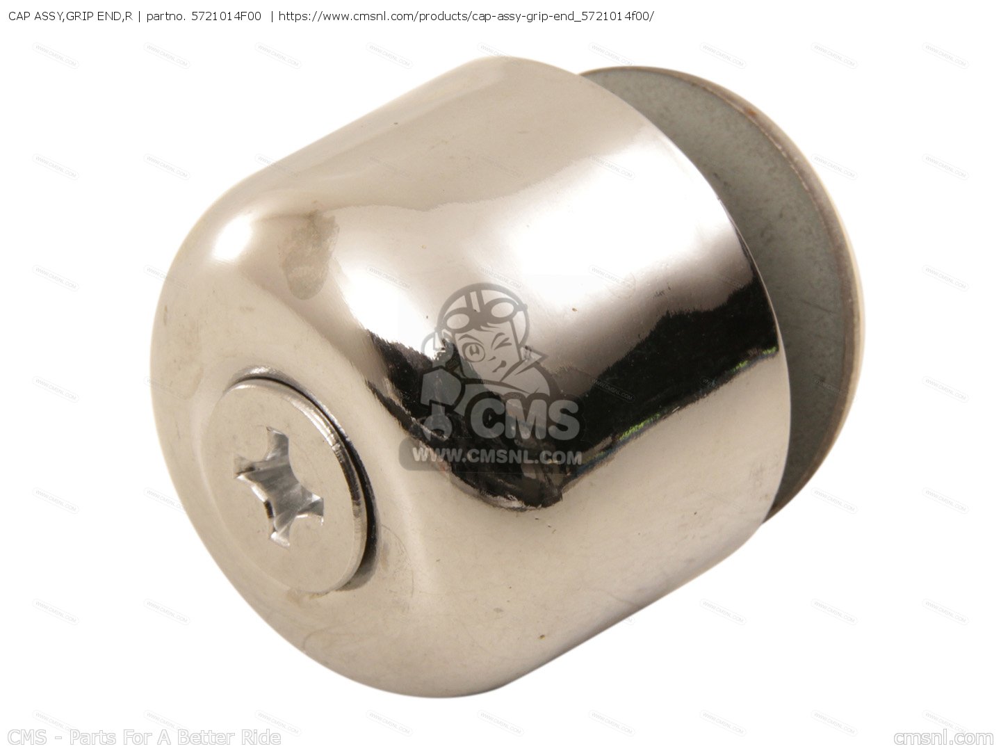 5721014F00: CAP ASSY,GRIP END,R Suzuki - buy the 57210-14F00 at CMSNL