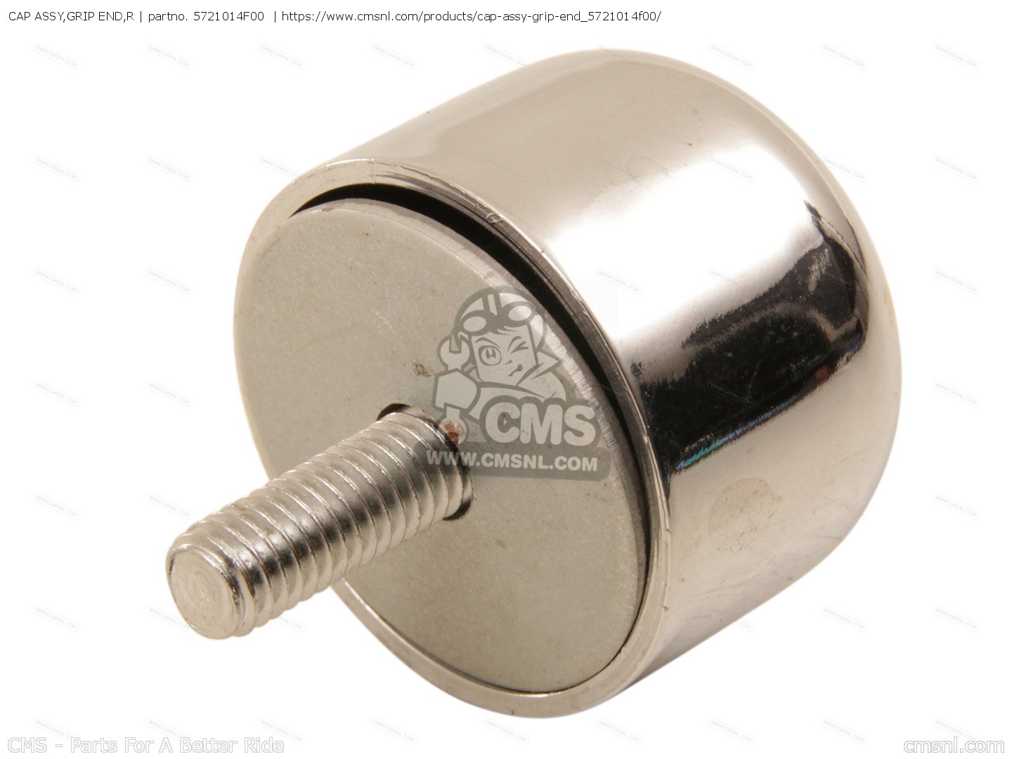 5721014F00: CAP ASSY,GRIP END,R Suzuki - buy the 57210-14F00 at CMSNL