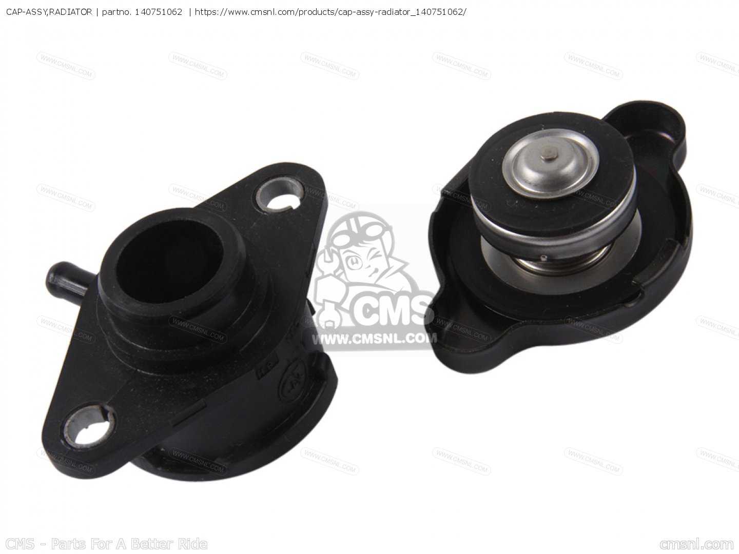 CAP-ASSY,RADIATOR for ZL900A1 ELIMINATOR 1985 USA CALIFORNIA CANADA ...