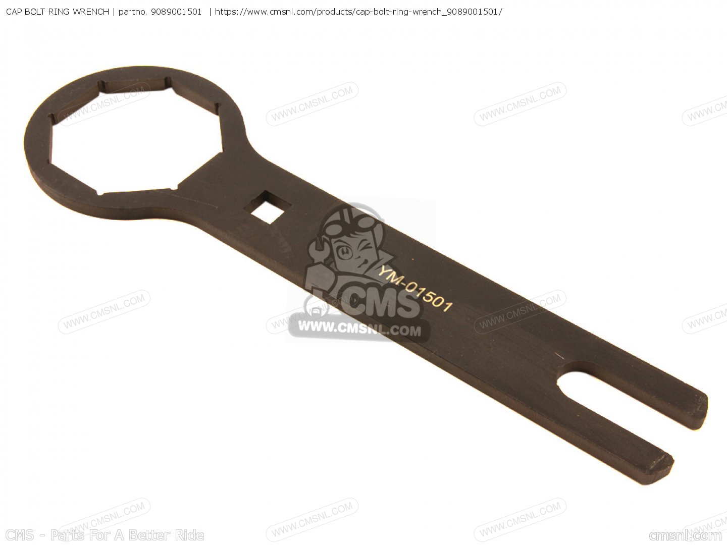 90890-01501-00 Cap Bolt Ring Wrench, 9089001501 Yamaha