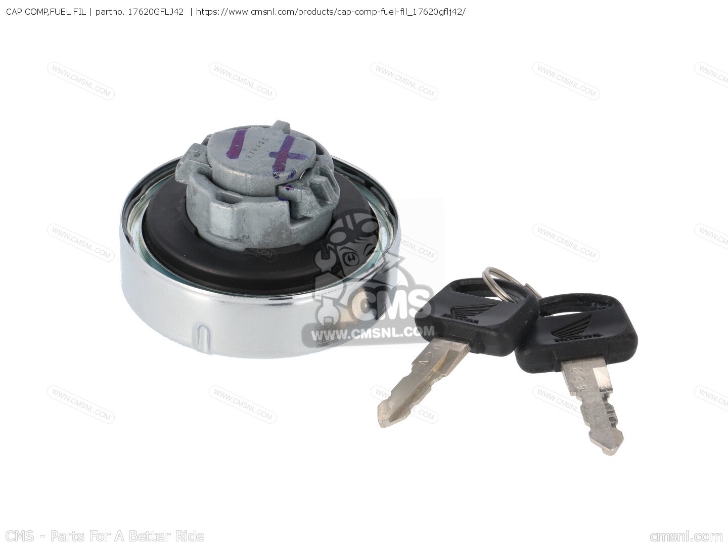 17620GFLJ42: Cap Comp,fuel Fil Honda - buy the 17620-GFL-J42 at CMSNL