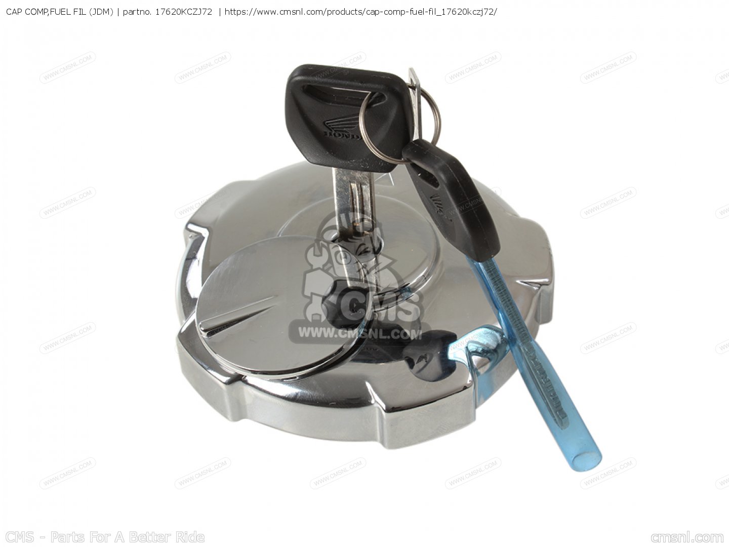 17620KCZJ72: Cap Comp,fuel Fil Honda - buy the 17620-KCZ-J72 at CMSNL