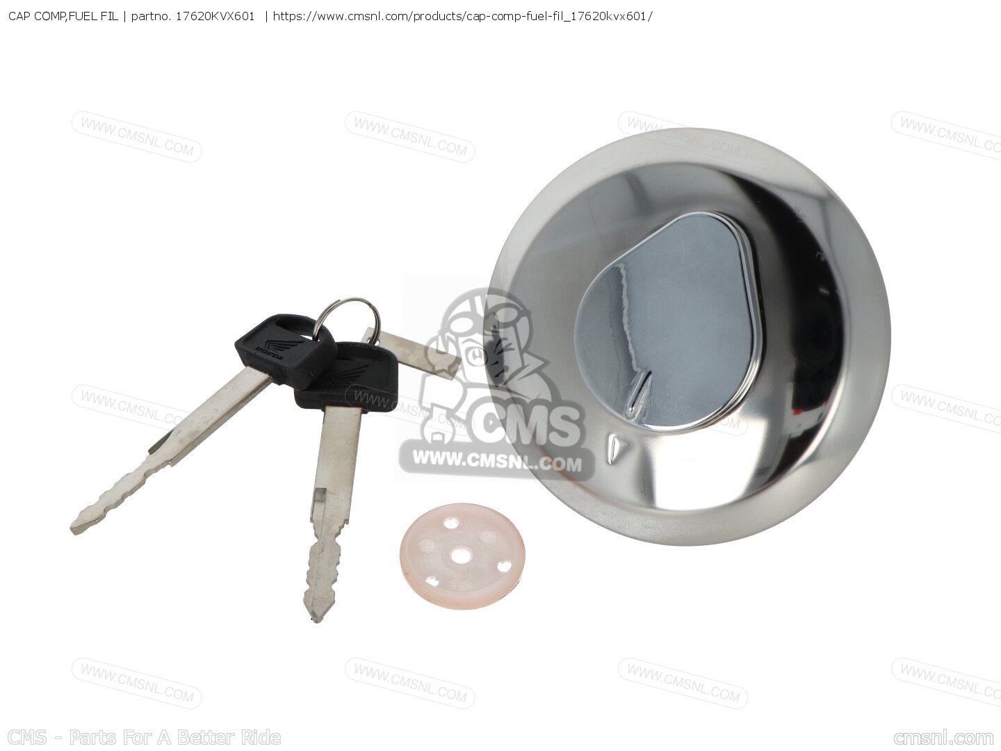 17620KVX601: CAP COMP,FUEL FIL Honda - buy the 17620-KVX-601 at CMSNL