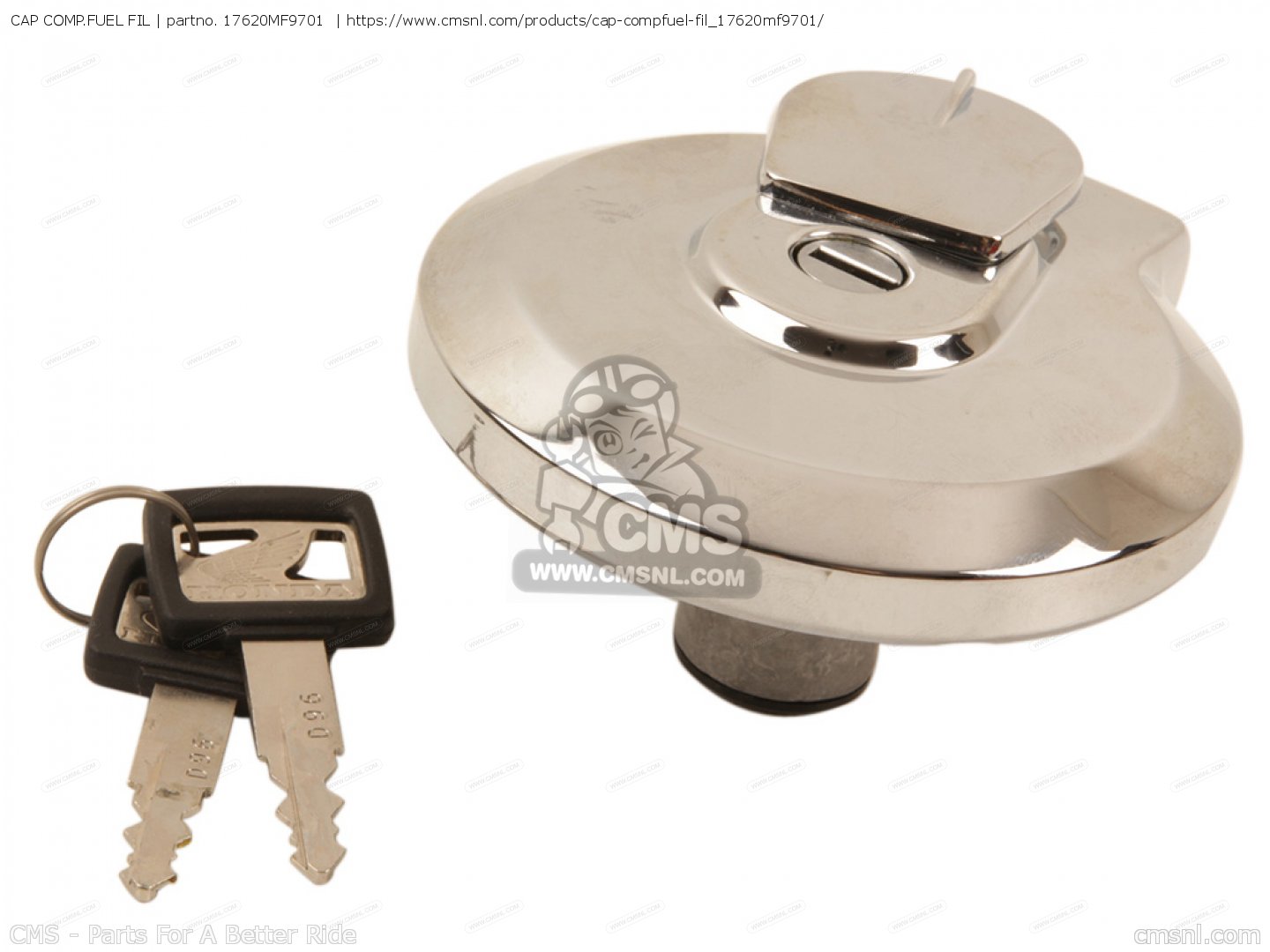 CAP COMP.FUEL FIL for GB400 1985 TYPE II (F) JAPAN NC20-100 - order at ...