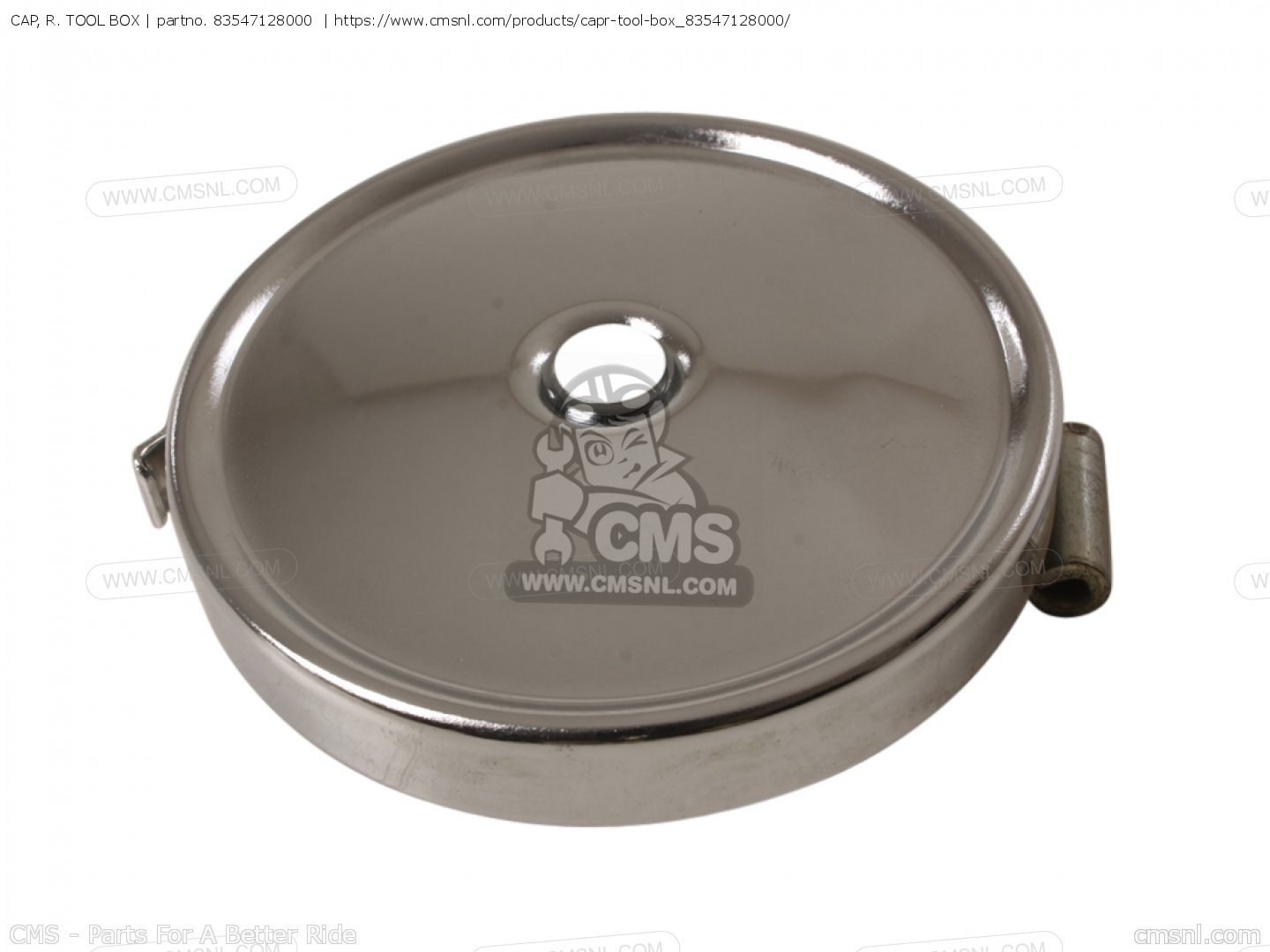 83547128000: CAP, R. TOOL BOX Honda - buy the 83547-128-000 at CMSNL