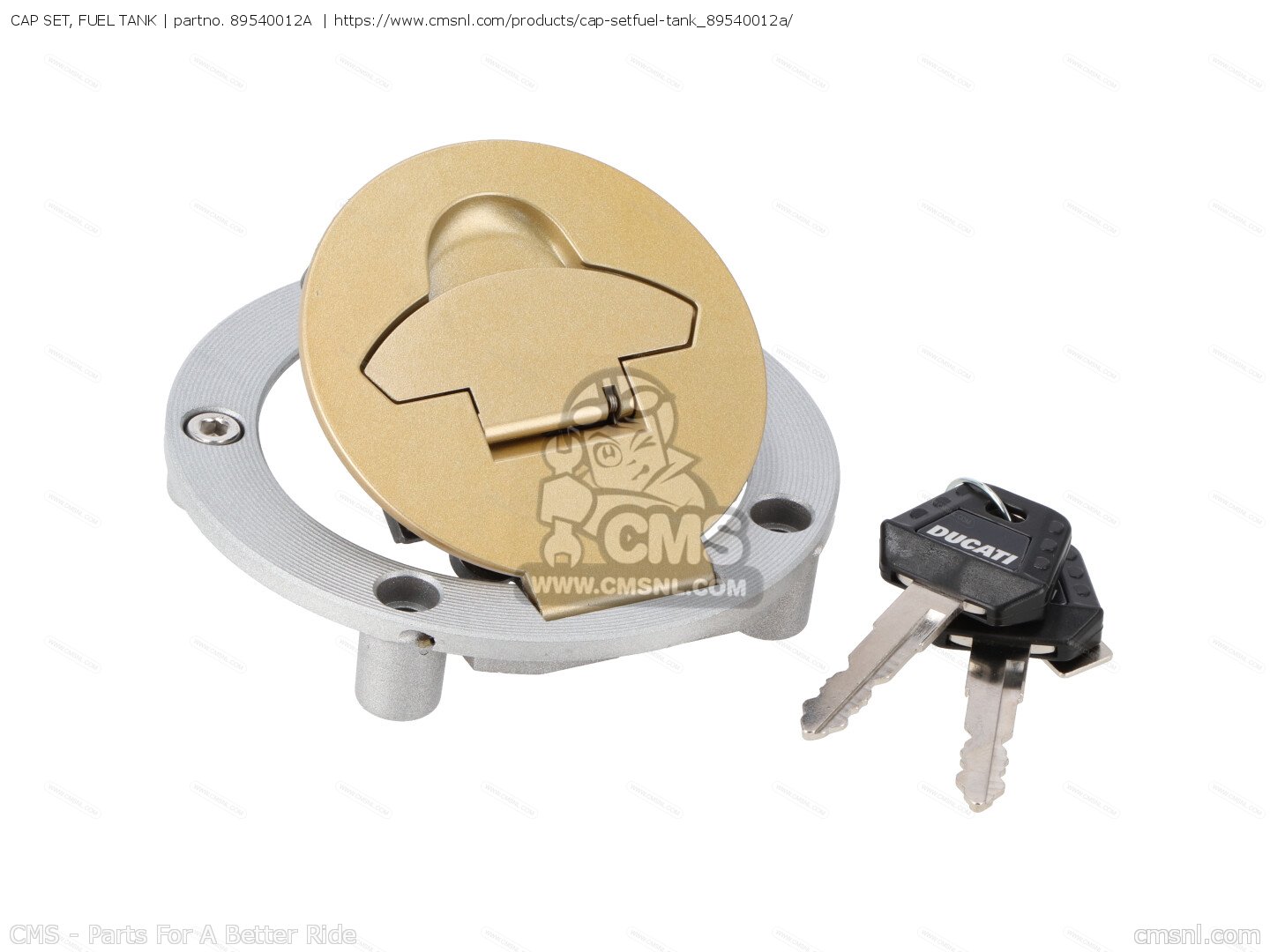 CAP SET, FUEL TANK for Ducati - order at CMSNL