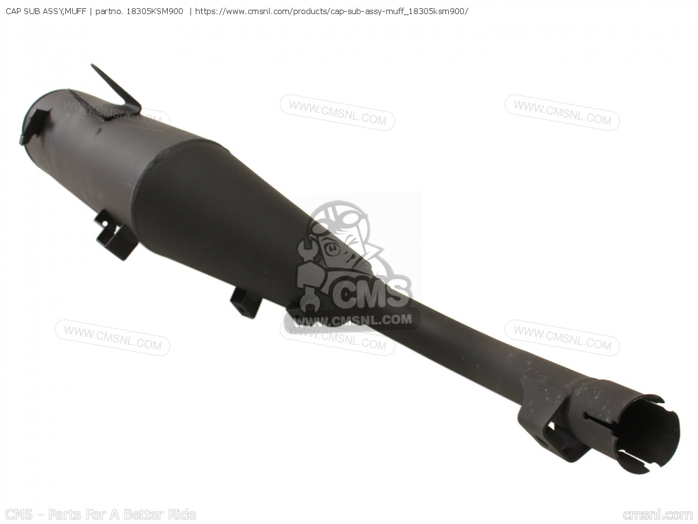 18305KSM900: CAP SUB ASSY,MUFF Honda - buy the 18305-KSM-900 at CMSNL