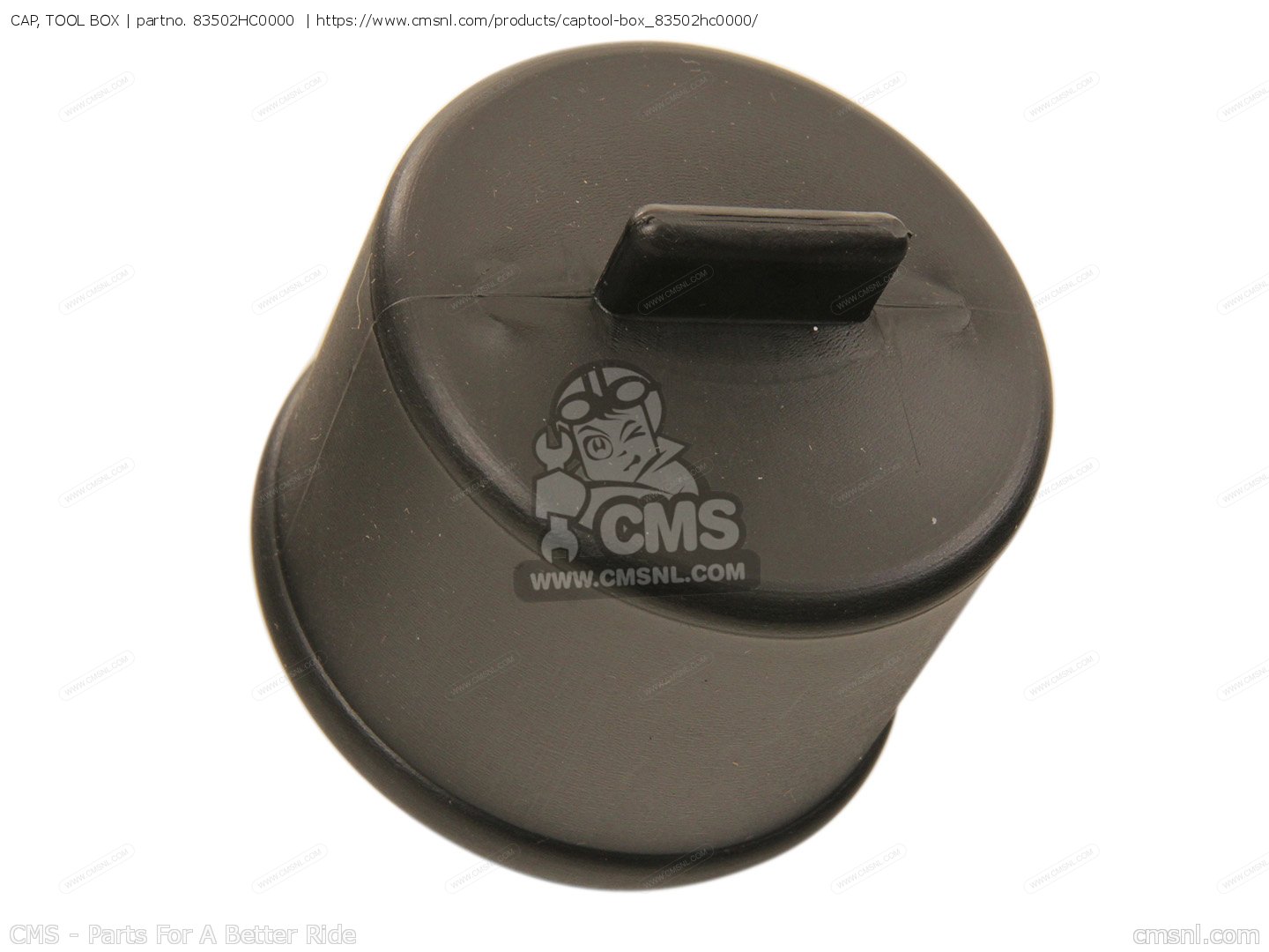 83502HC0000: CAP, TOOL BOX Honda - buy the 83502-HC0-000 at CMSNL