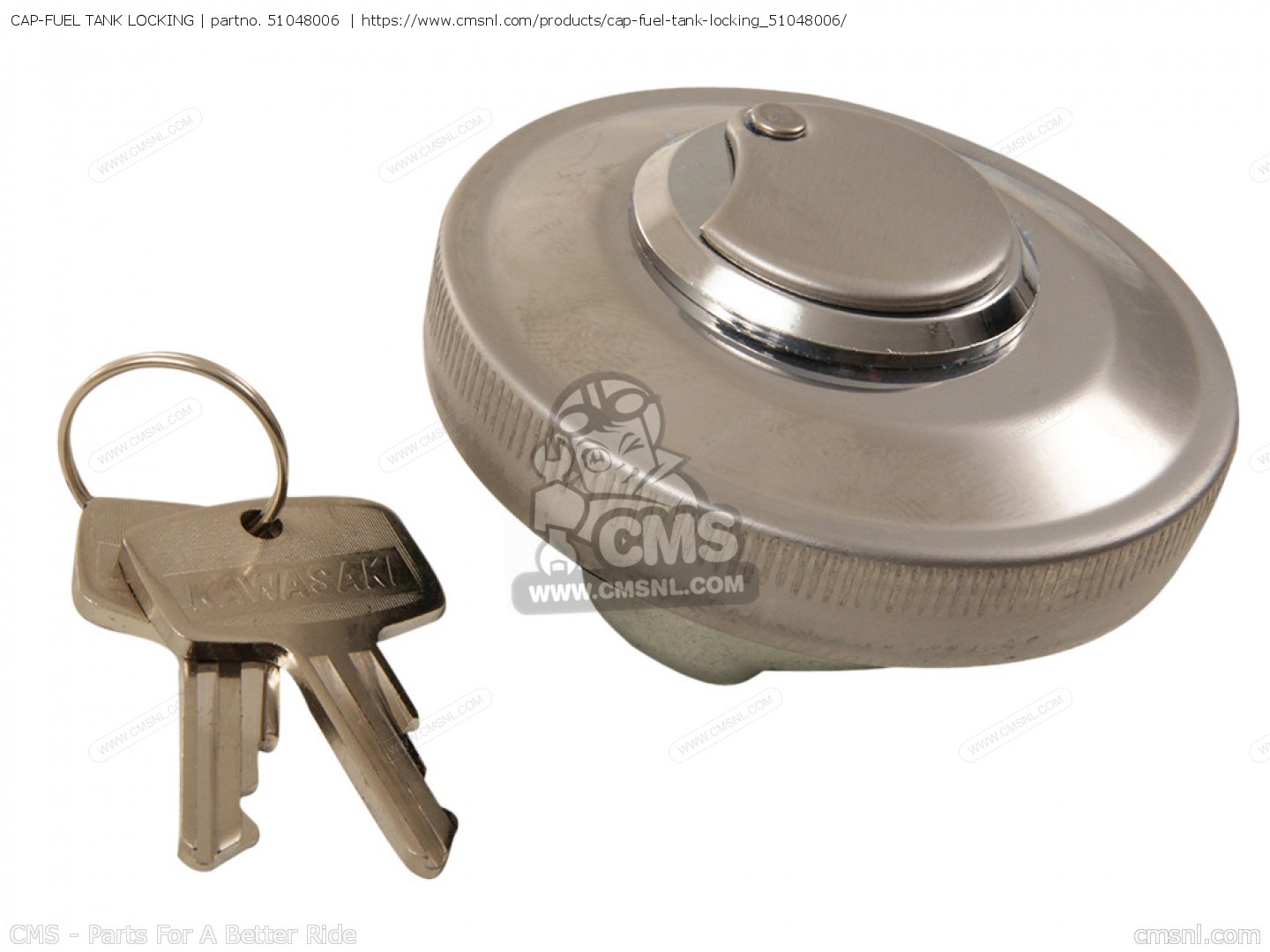 51048006: CAP-ASSY-TANK,FUEL Kawasaki - buy the 51048006 at CMSNL