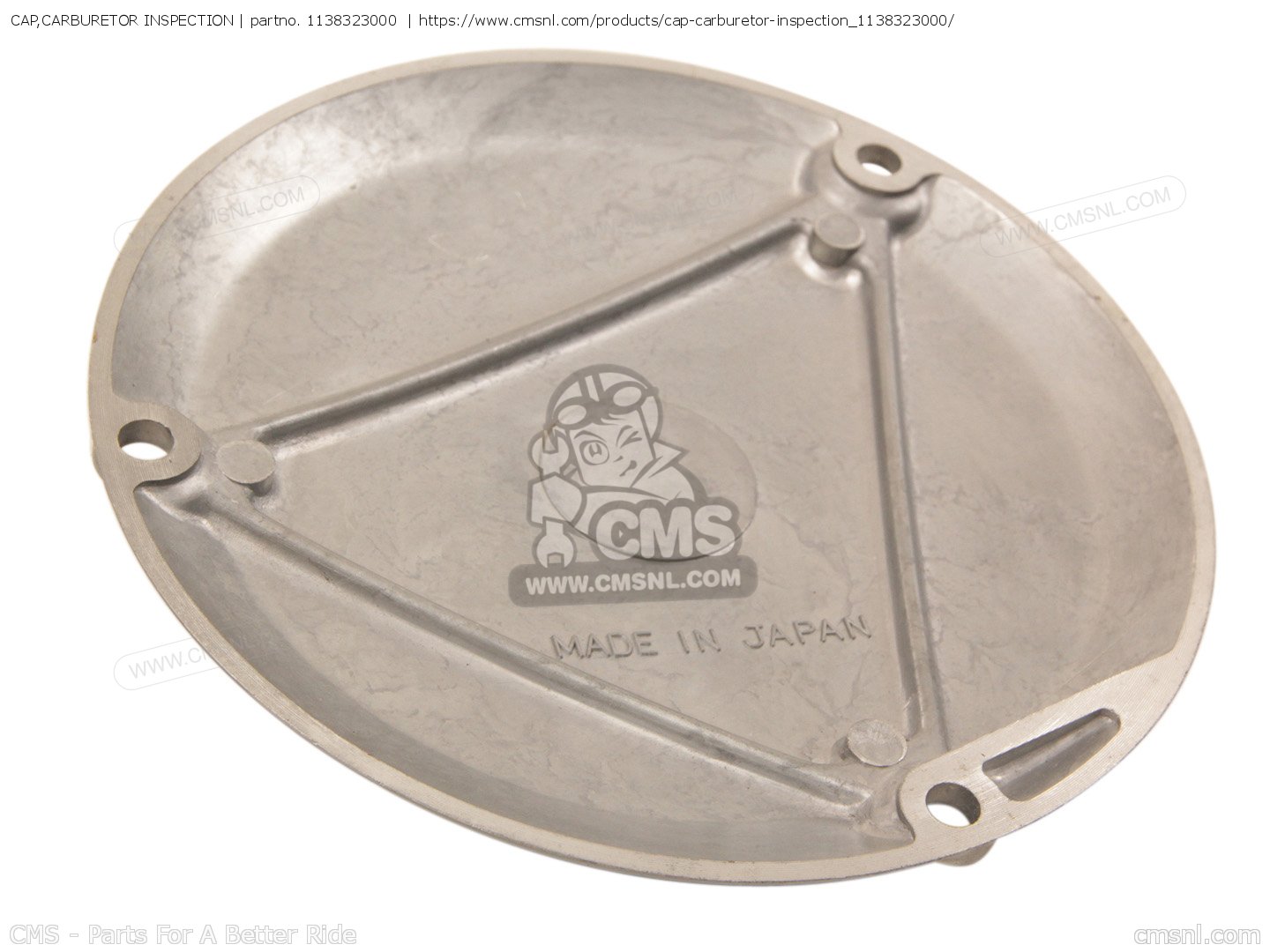 1138323000: Cap,carburetor Inspection Suzuki - buy the 11383-23000 at CMSNL