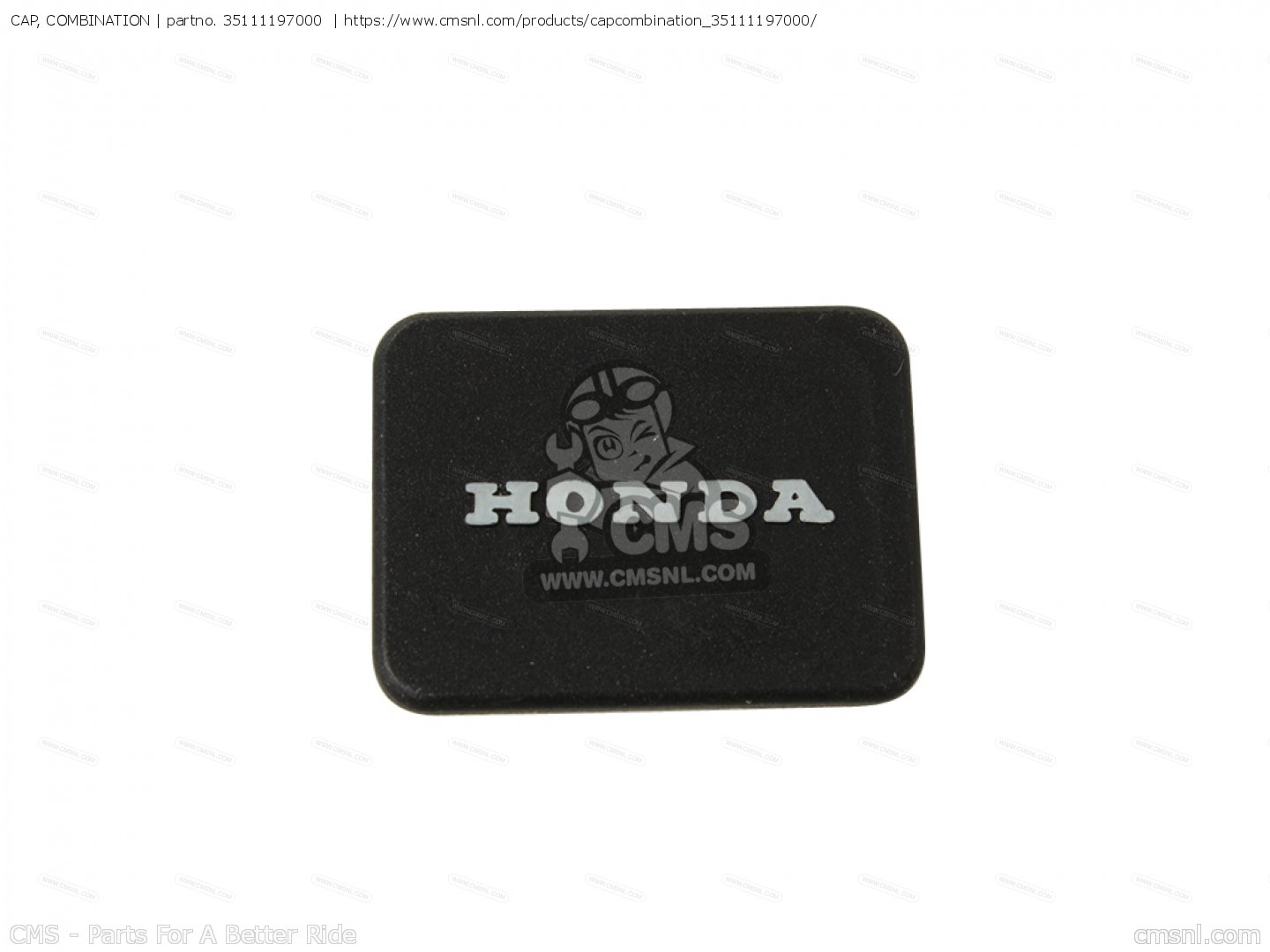 35111197000: Cap, Combination Honda - buy the 35111-197-000 at CMSNL