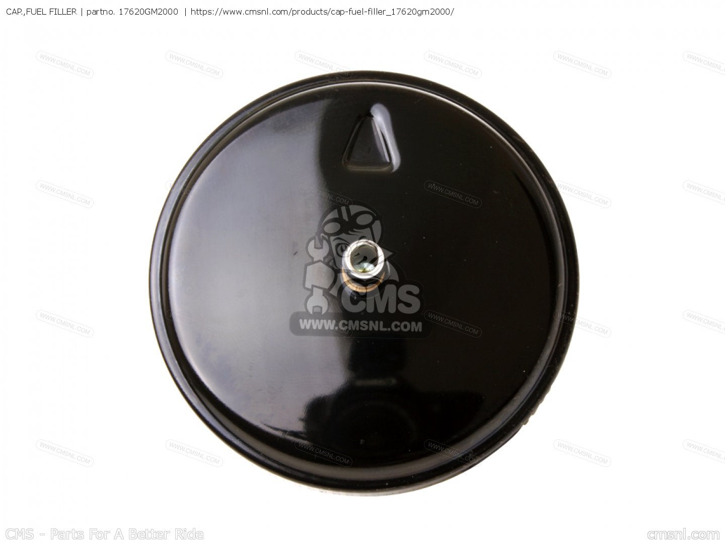 17620GM2000: CAP.,FUEL FILLER Honda - buy the 17620-GM2-000 at CMSNL