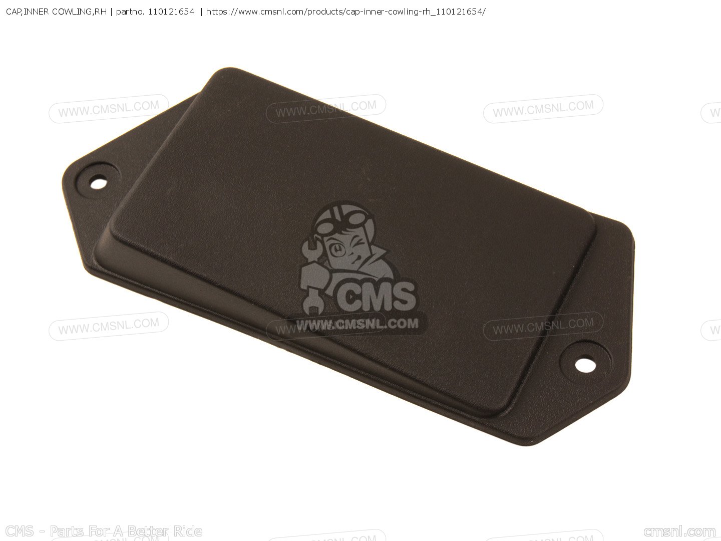 110121654: CAP,INNER COWLING,RH Kawasaki - buy the 11012-1654 at CMSNL