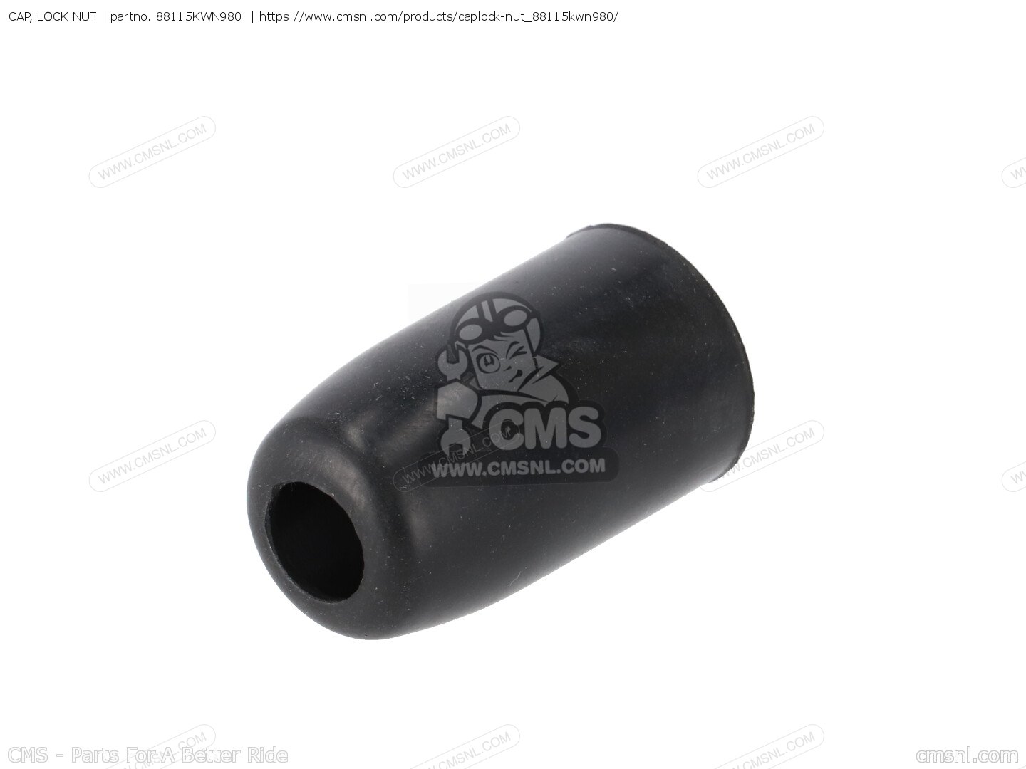88115KWN980: CAP,LOCK NUT Honda - buy the 88115-KWN-980 at CMSNL