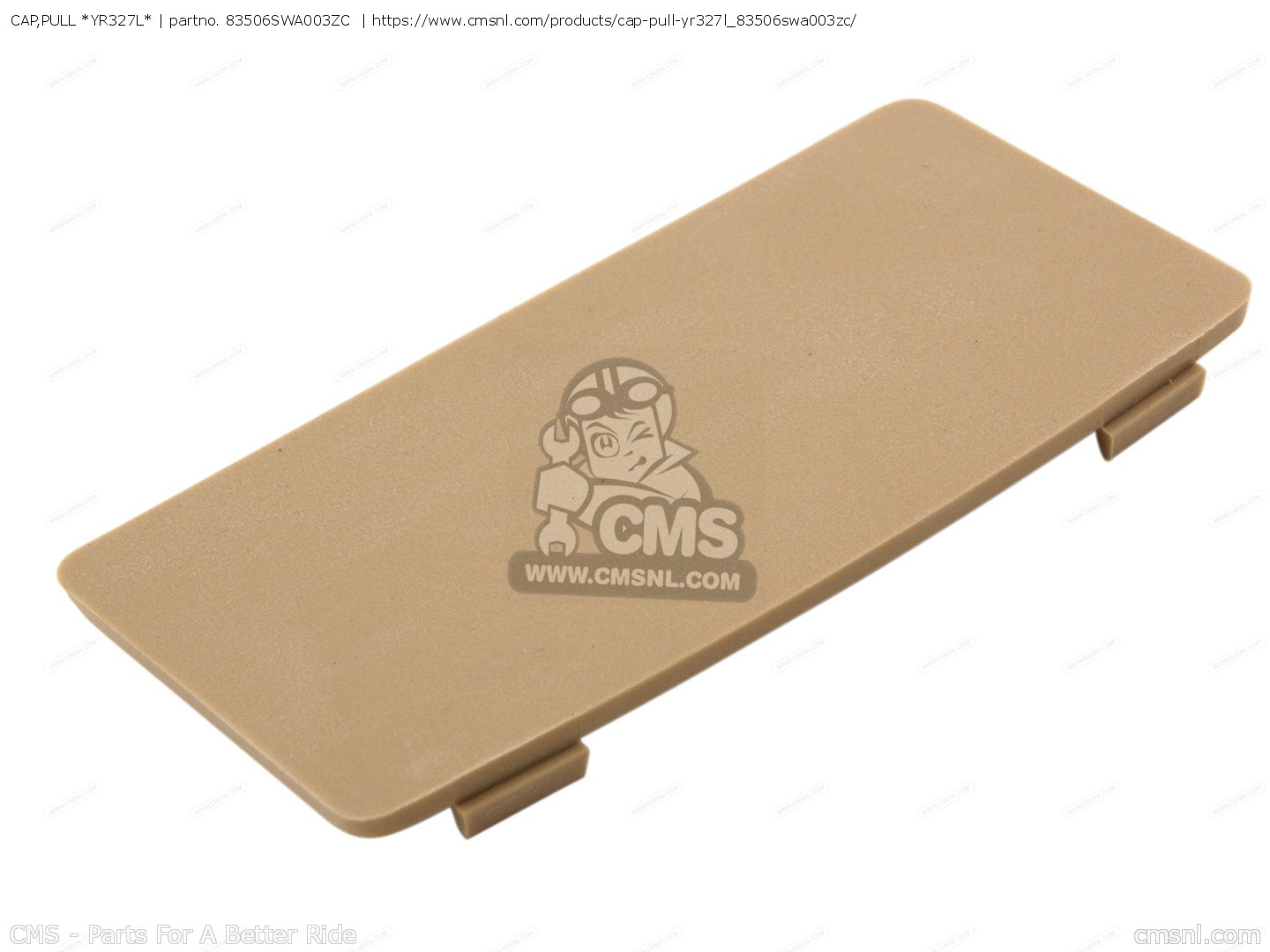 83506SWA003ZC: Cap,pull *yr327l* Honda - buy the 83506-SWA-003ZC at CMSNL