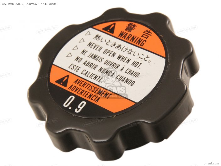 1773013A01: CAP,RADIATOR Suzuki - buy the 17730-13A01 at CMSNL