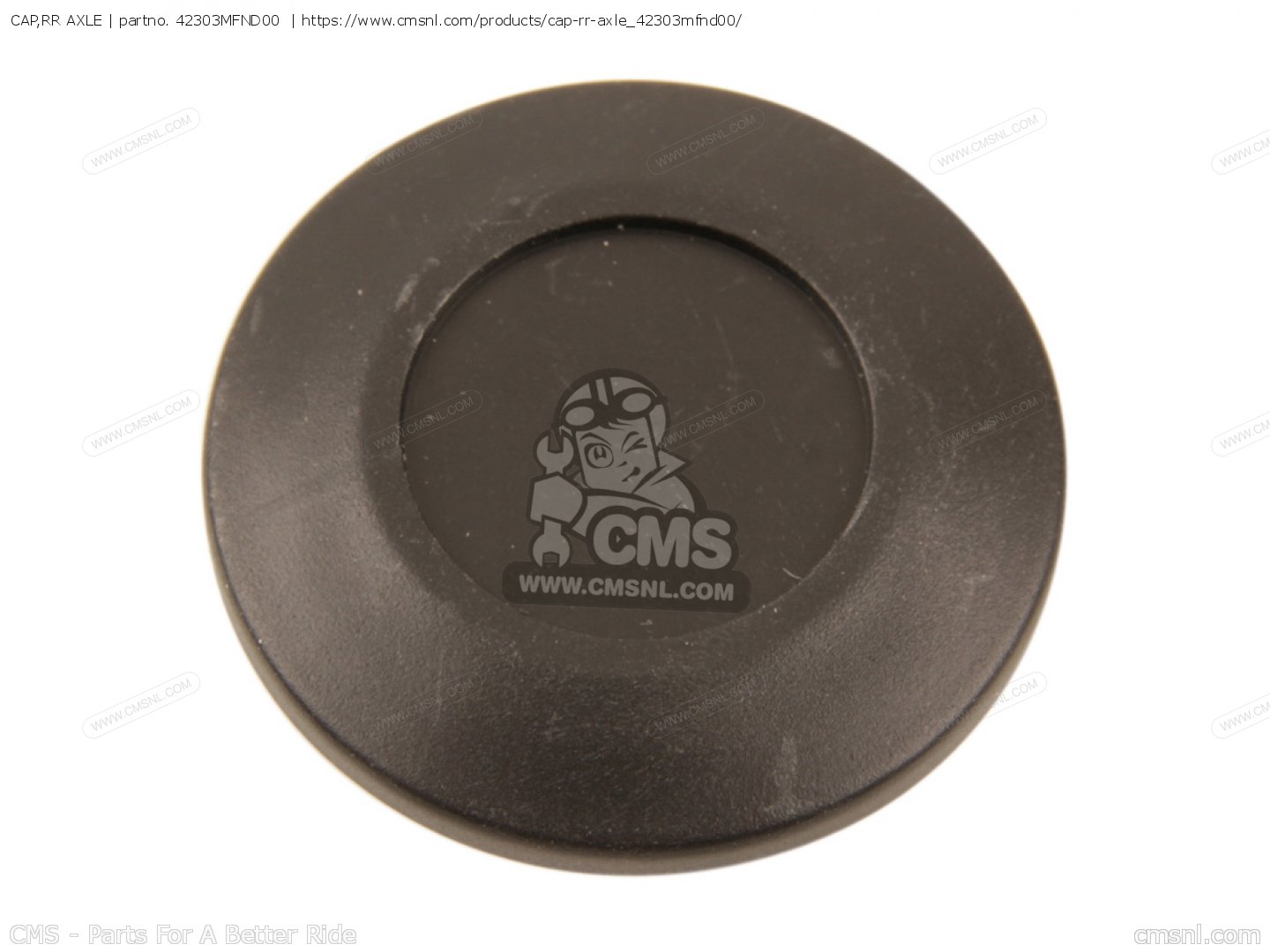 42303MFND00: CAP,RR AXLE Honda - buy the 42303-MFN-D00 at CMSNL