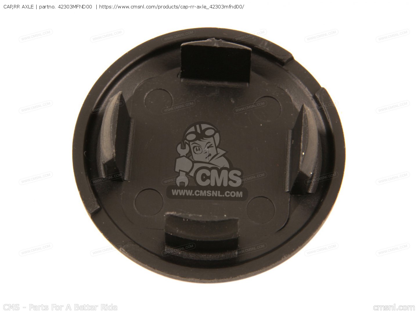 42303MFND00: CAP,RR AXLE Honda - buy the 42303-MFN-D00 at CMSNL