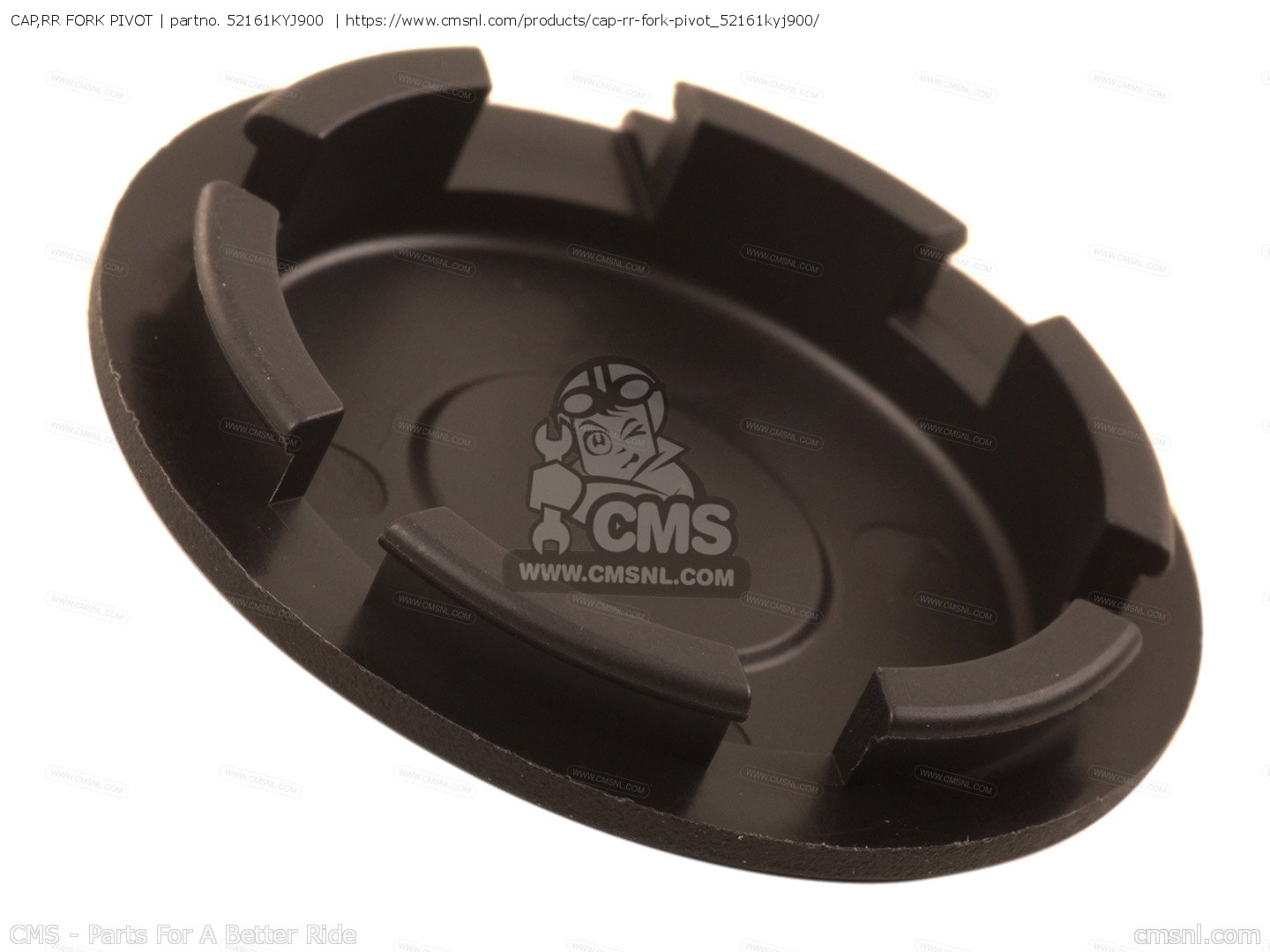 52161KYJ900: CAP,RR FORK PIVOT Honda - buy the 52161-KYJ-900 at CMSNL