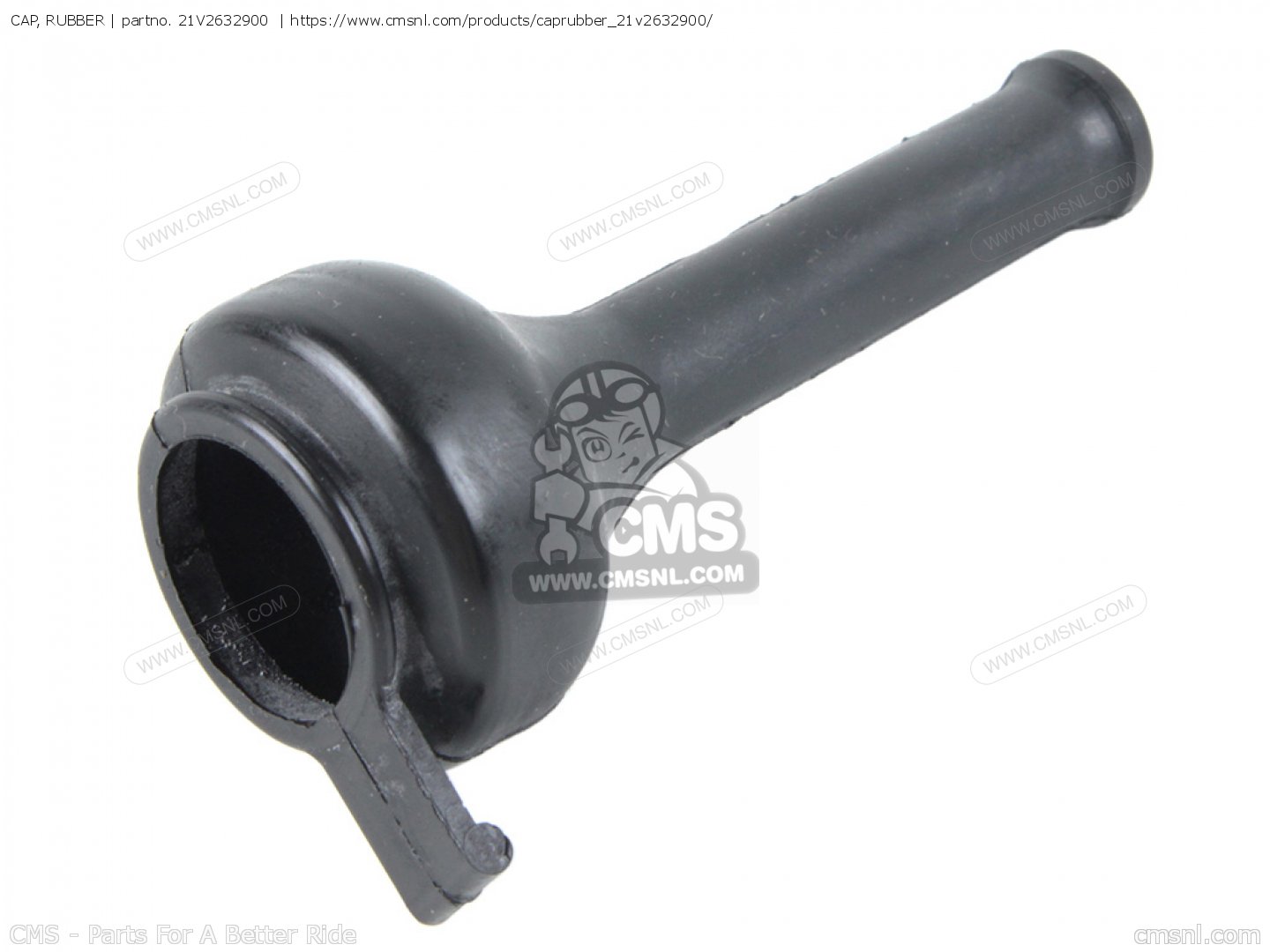 21V2632900: Cap, Rubber Yamaha - buy the 21V-26329-00 at CMSNL