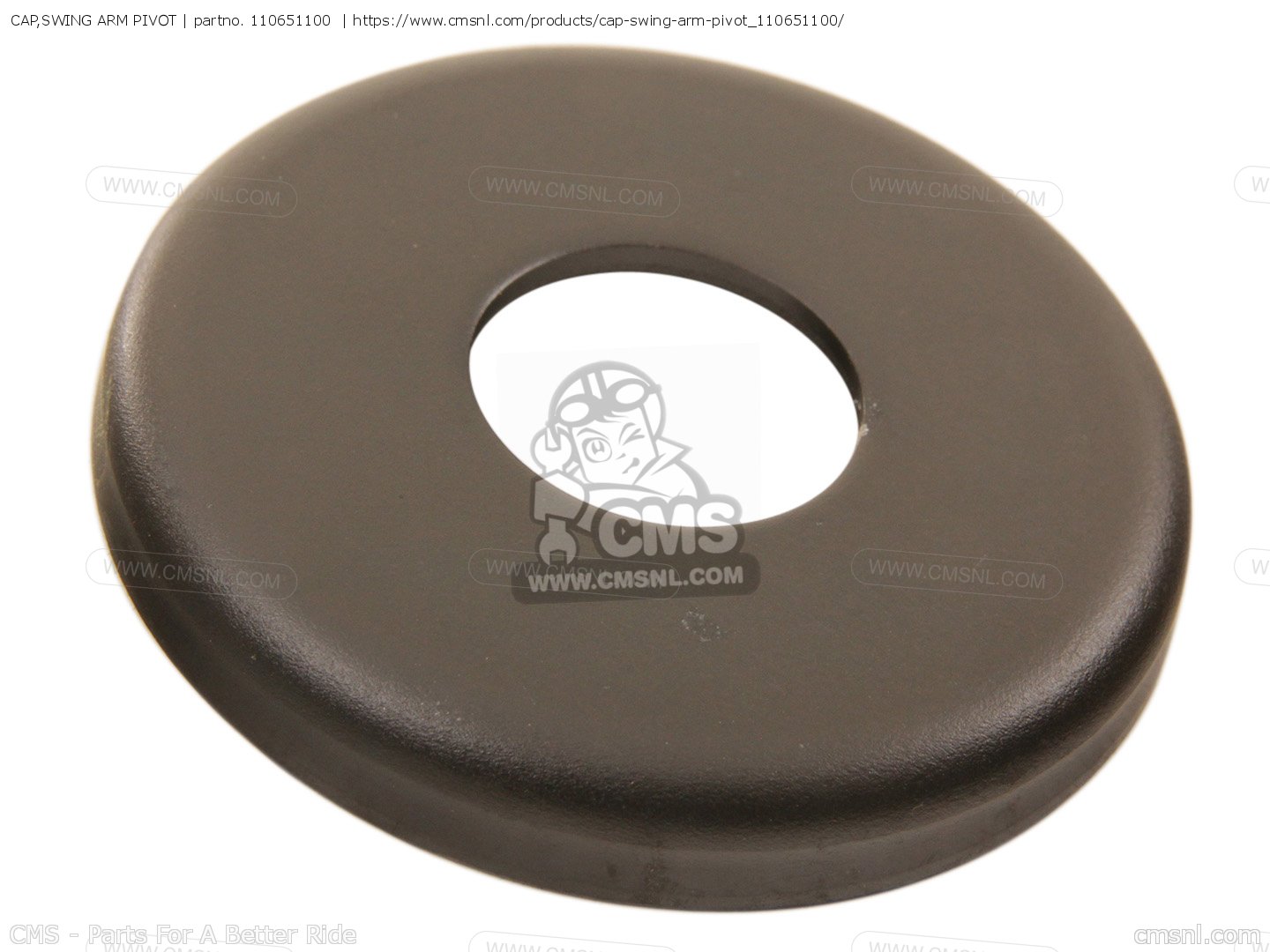 110651100: Cap,swing Arm Pivot Kawasaki - buy the 11065-1100 at CMSNL