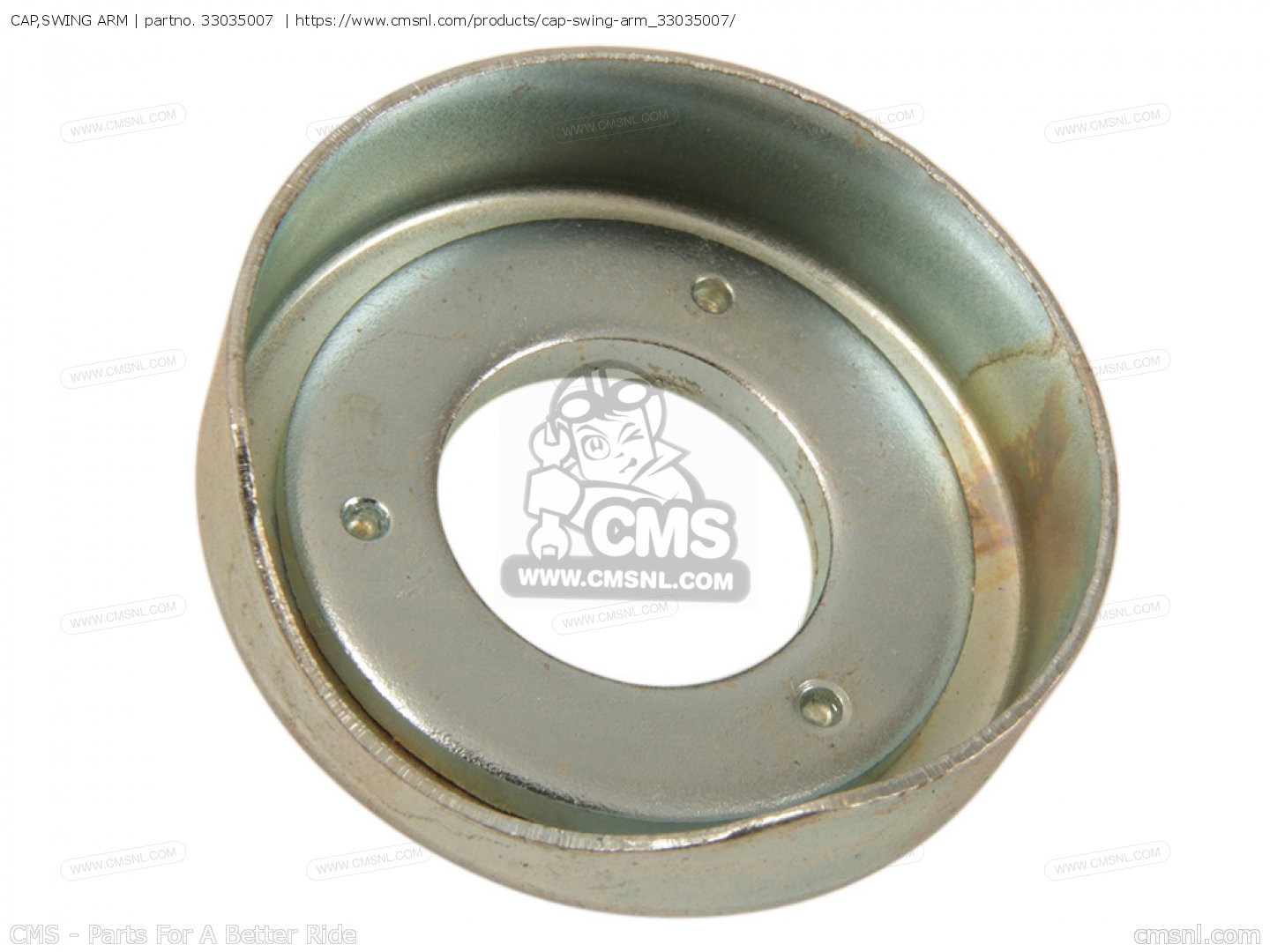 33035007: CAP,SWING ARM Kawasaki - buy the 33035-007 at CMSNL