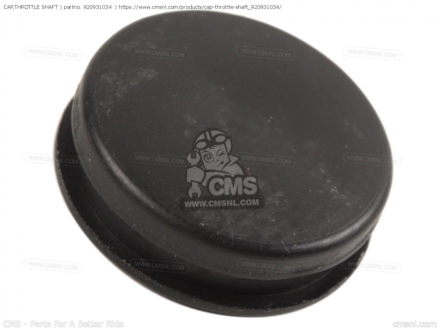 920931034: Cap,throttle Shaft Kawasaki - buy the 92093-1034 at CMSNL
