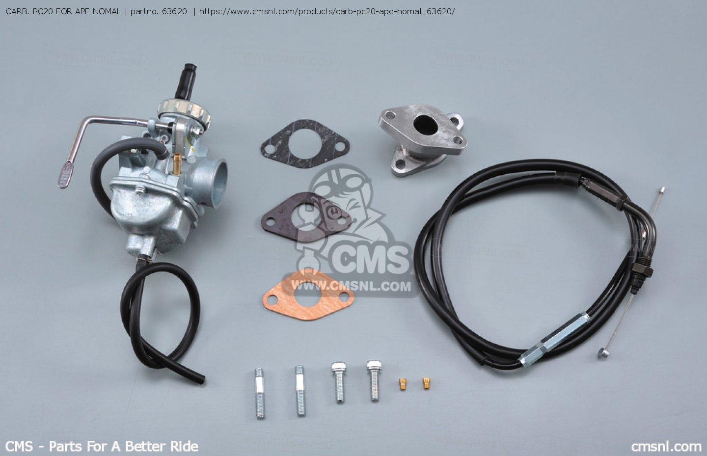 63620: CARB. PC20 FOR APE NOMAL Daytona - buy the 63620 at CMSNL