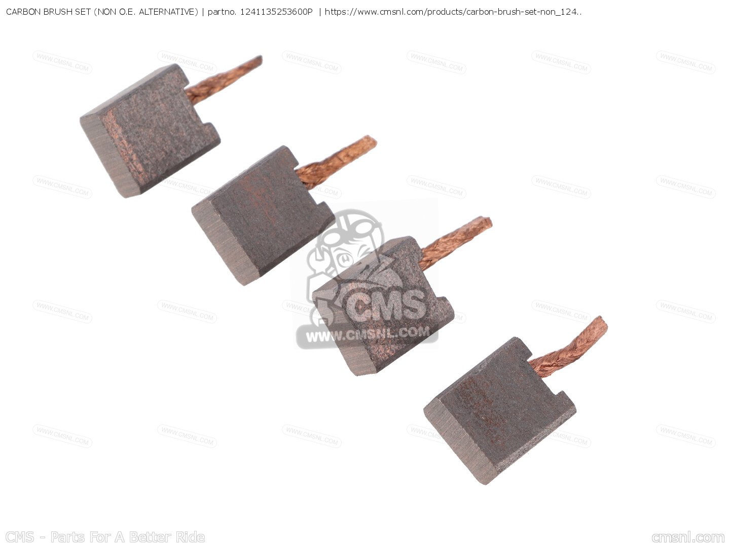 1241135253600P: CARBON BRUSH SET (NON O.E. ALTERNATIVE) Alternative ...