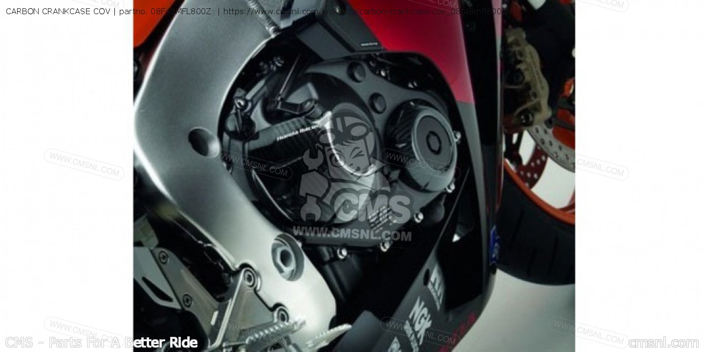 08F48MFL800Z: CARBON CRANKCASE COV Honda - buy the 08F48-MFL-800Z at CMSNL