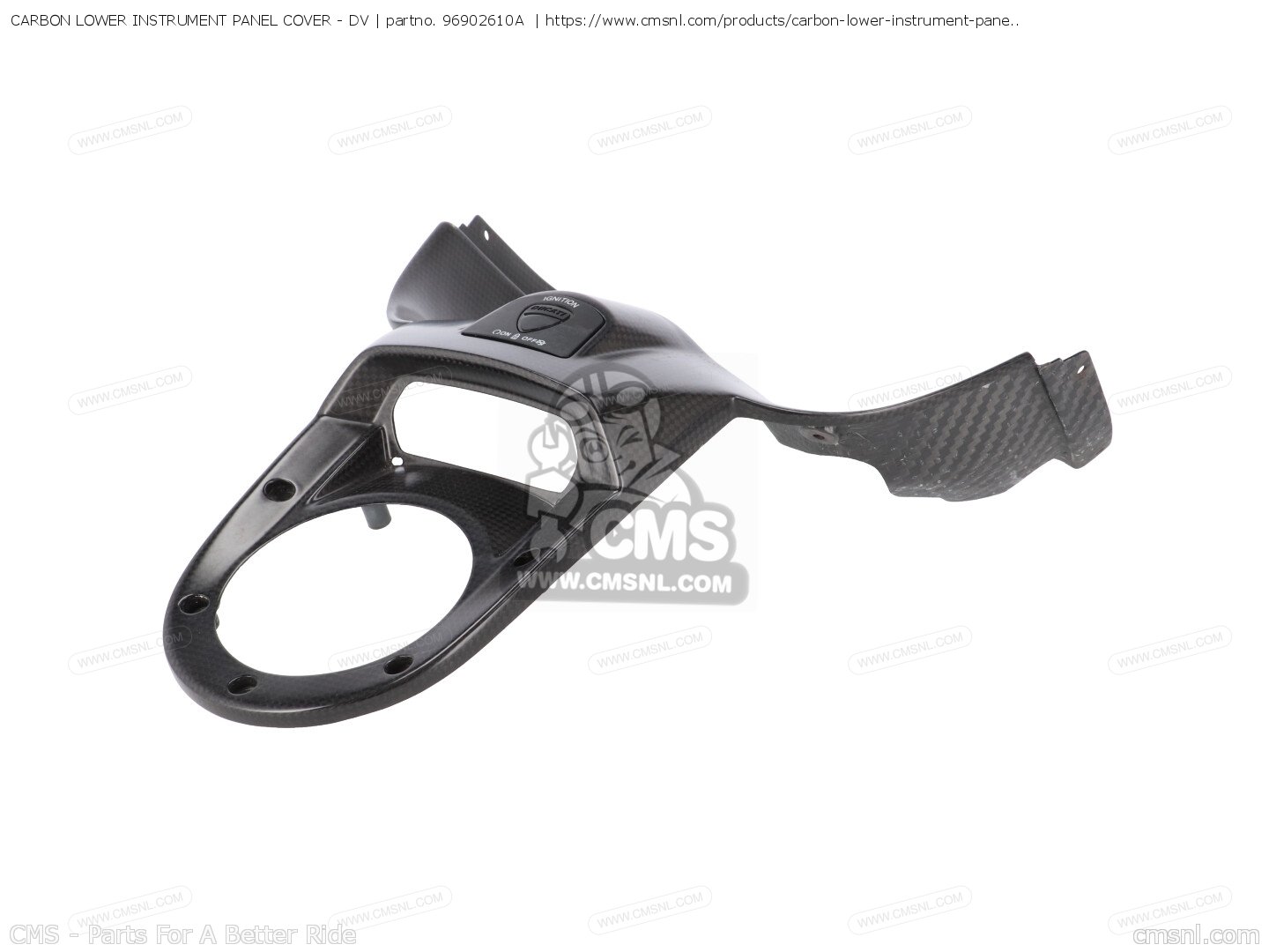 96902610A: Carbon Lower Instrument Panel Cover - Dv Ducati - buy the ...