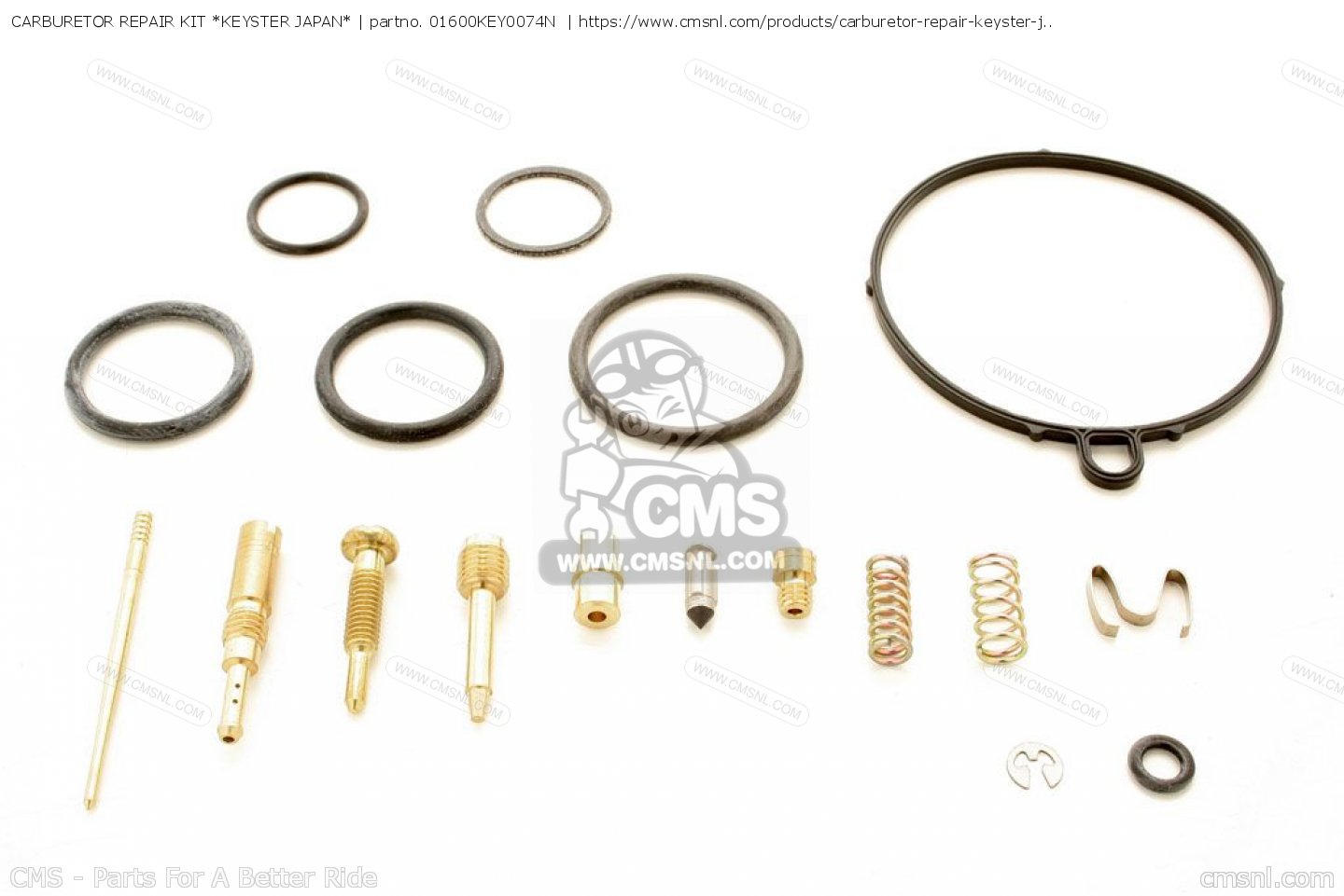 01600KEY0074N: CARBURETOR REPAIR KIT *KEYSTER JAPAN* Honda - buy the ...