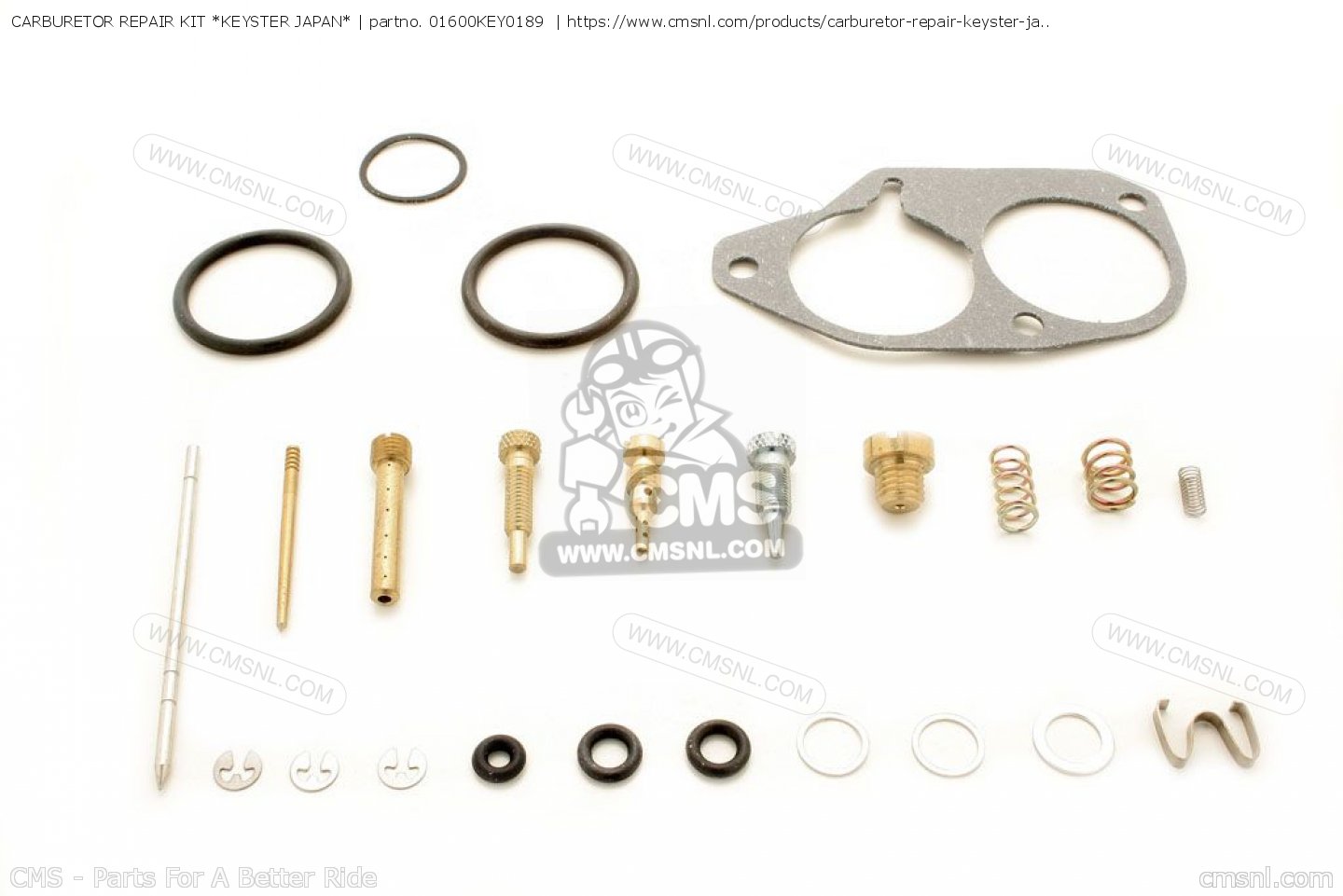 CARBURETOR REPAIR KIT *KEYSTER JAPAN* for C70 GENERAL EXPORT - order at ...