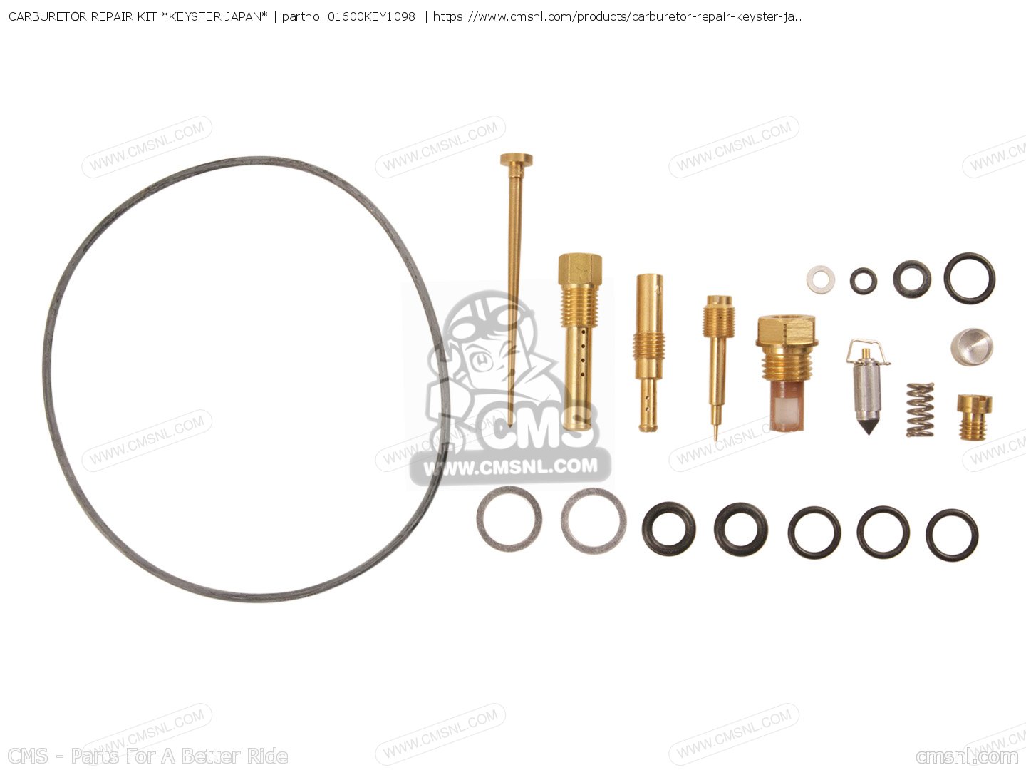 01600KEY1098: Carburetor Repair Kit *keyster Japan* Honda - buy the ...