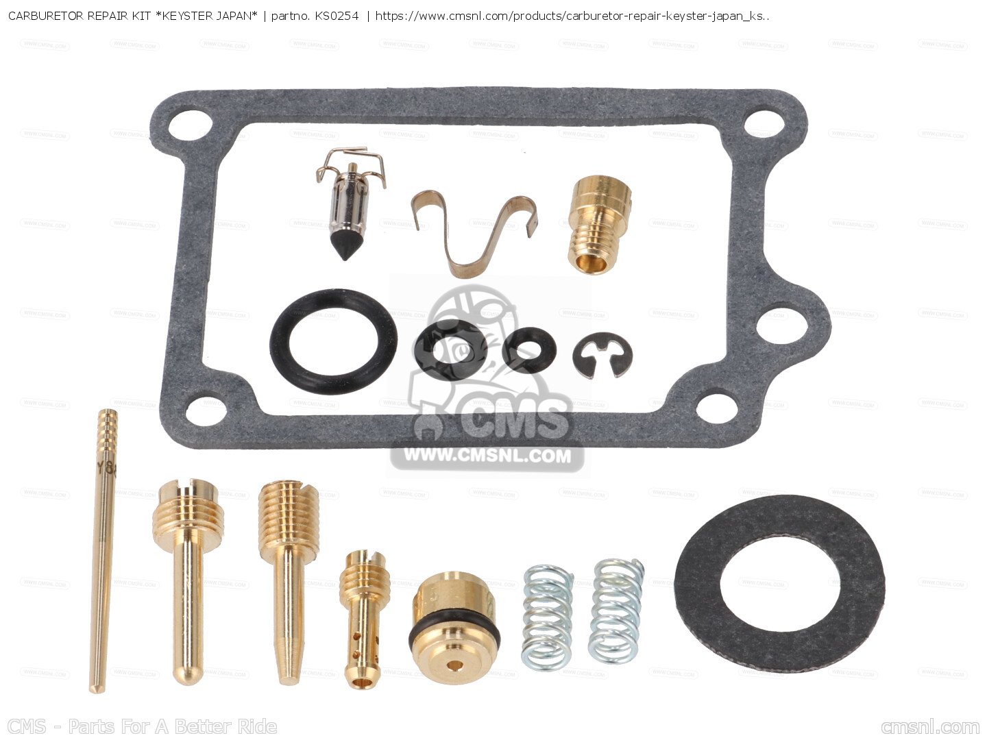 KS0254: Carburetor Repair Kit *keyster Japan* Suzuki - buy the KS025-4 ...