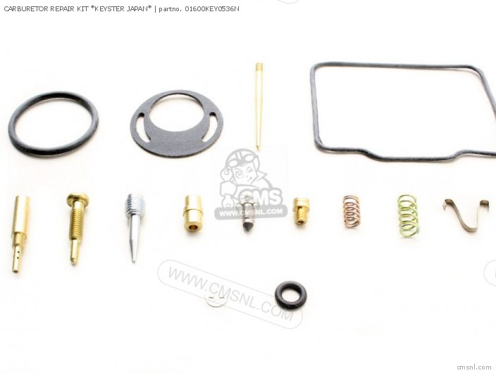 01600KEY0536N: CARBURETOR REPAIR KIT *KEYSTER JAPAN* Honda - buy the ...